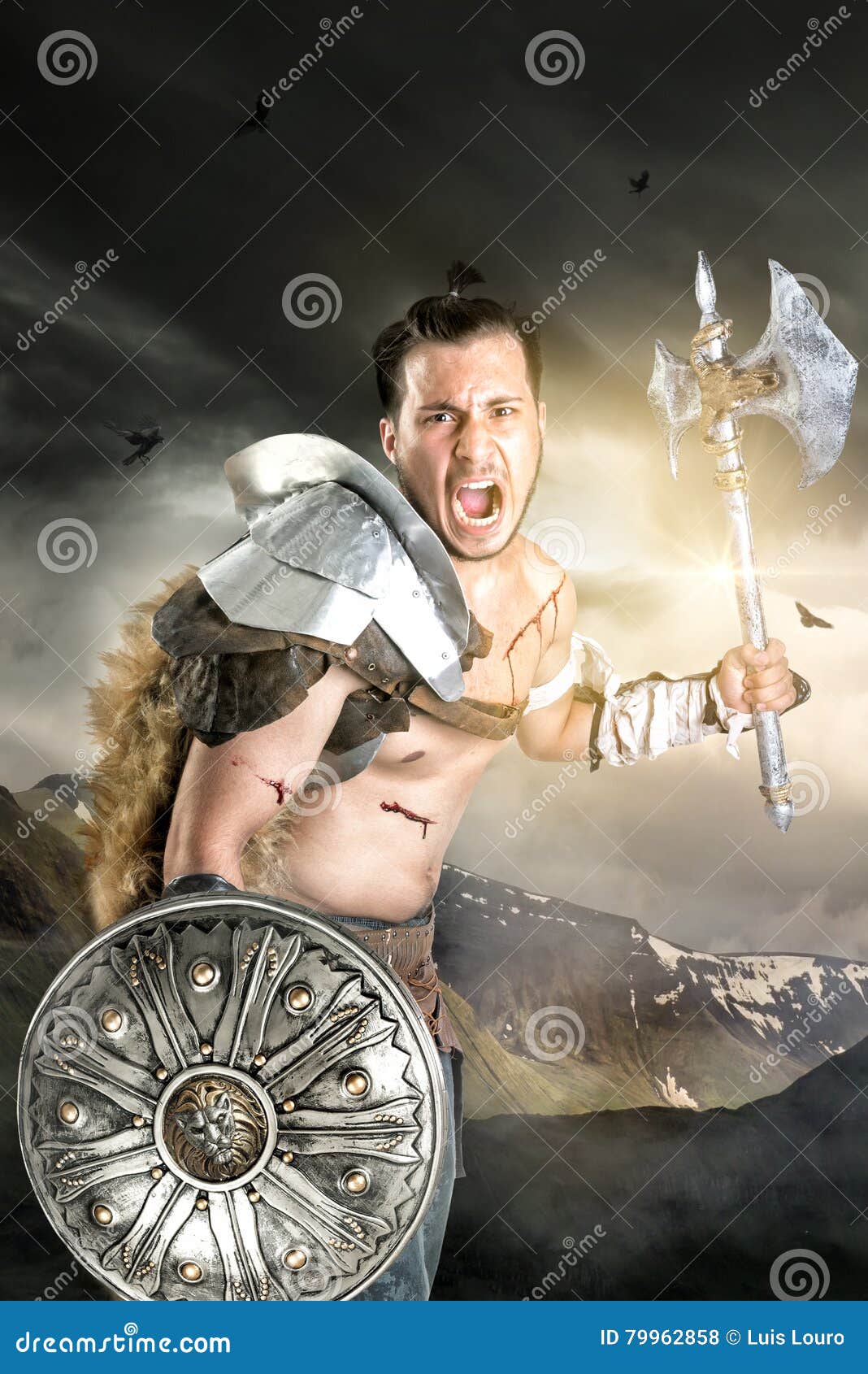 Gladiator/Warrior stock photo. Image of greek, ages, armor - 79962858