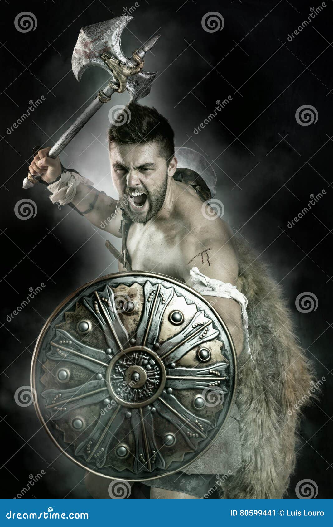Gladiator/Warrior stock image. Image of fight, circus - 80599441