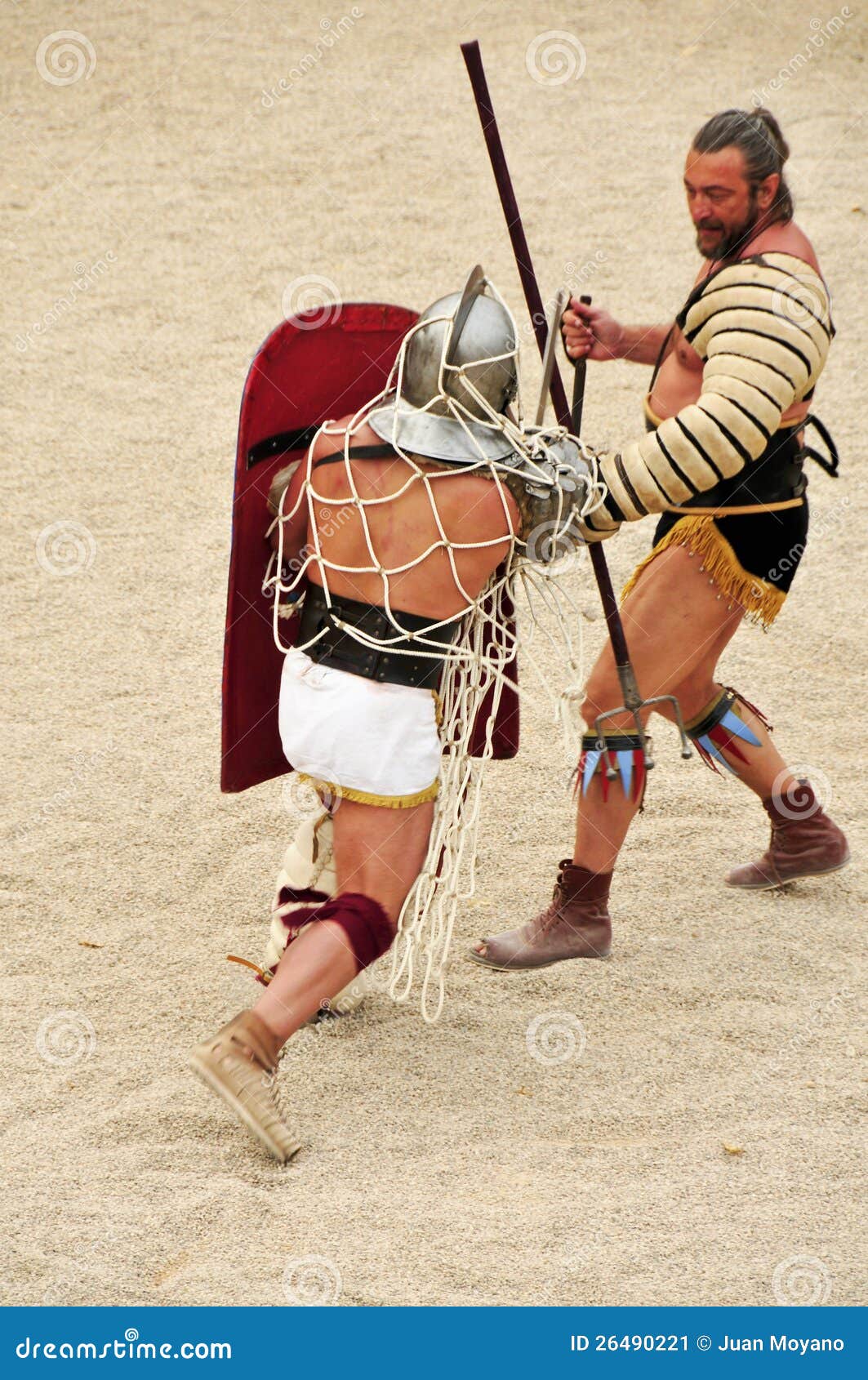 Gladiators On The Arena Of Roman Amphitheater Editorial Photo - Image ...