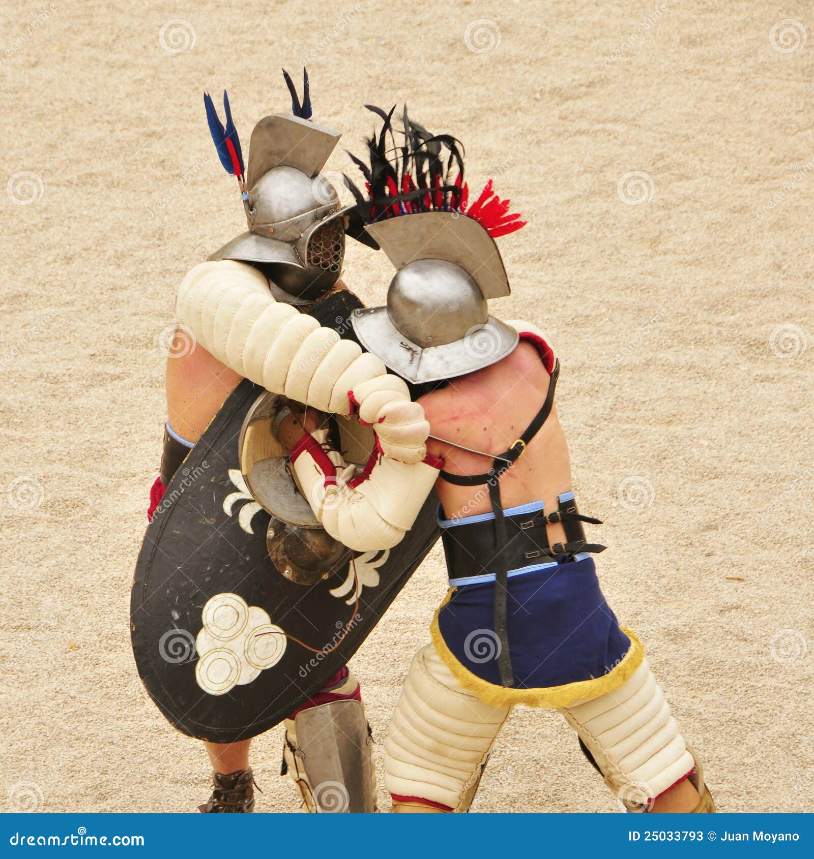 Gladiators Fight in Amphitheater of Tarragona Editorial Stock Photo ...