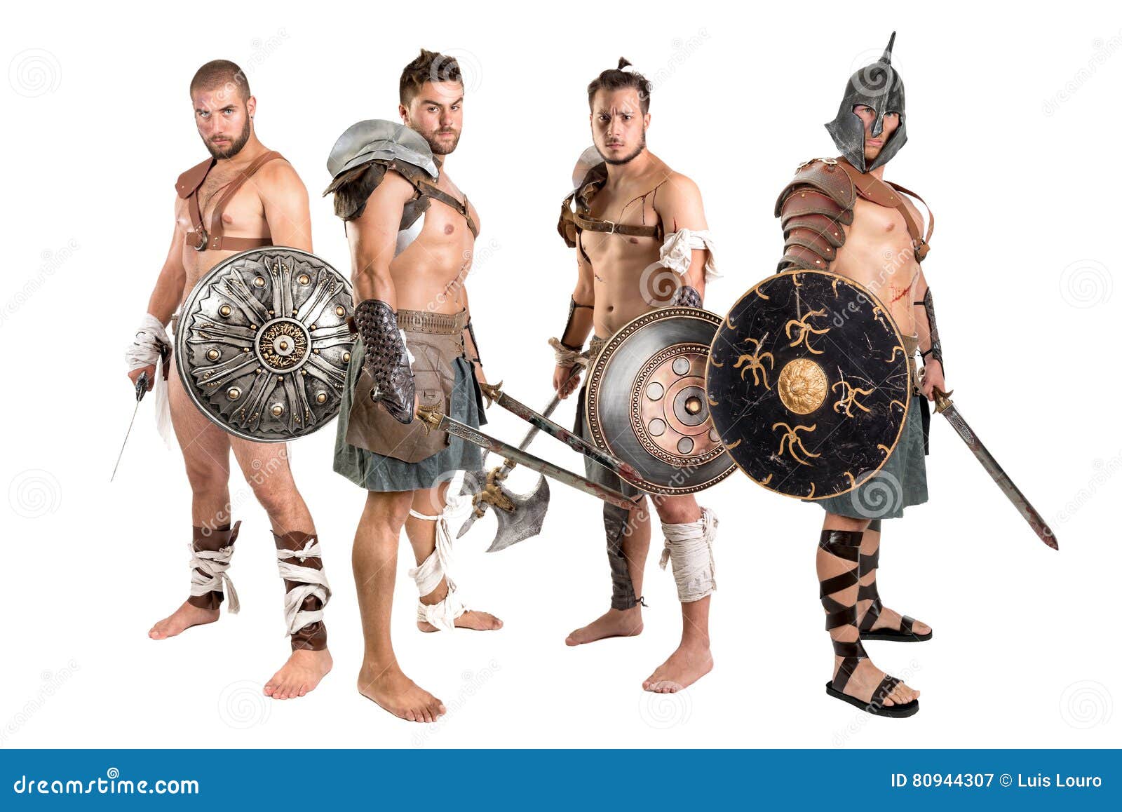 Gladiators stock image. Image of greek, gladiator, dark - 80944307