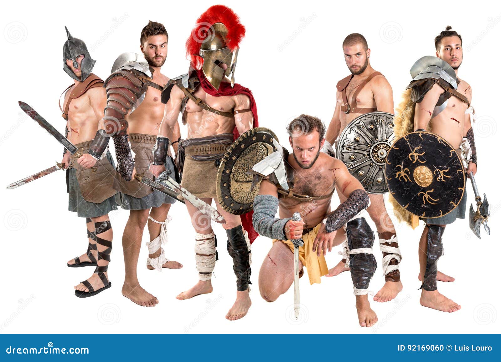Gladiators stock photo. Image of gladiator, historic - 92169060