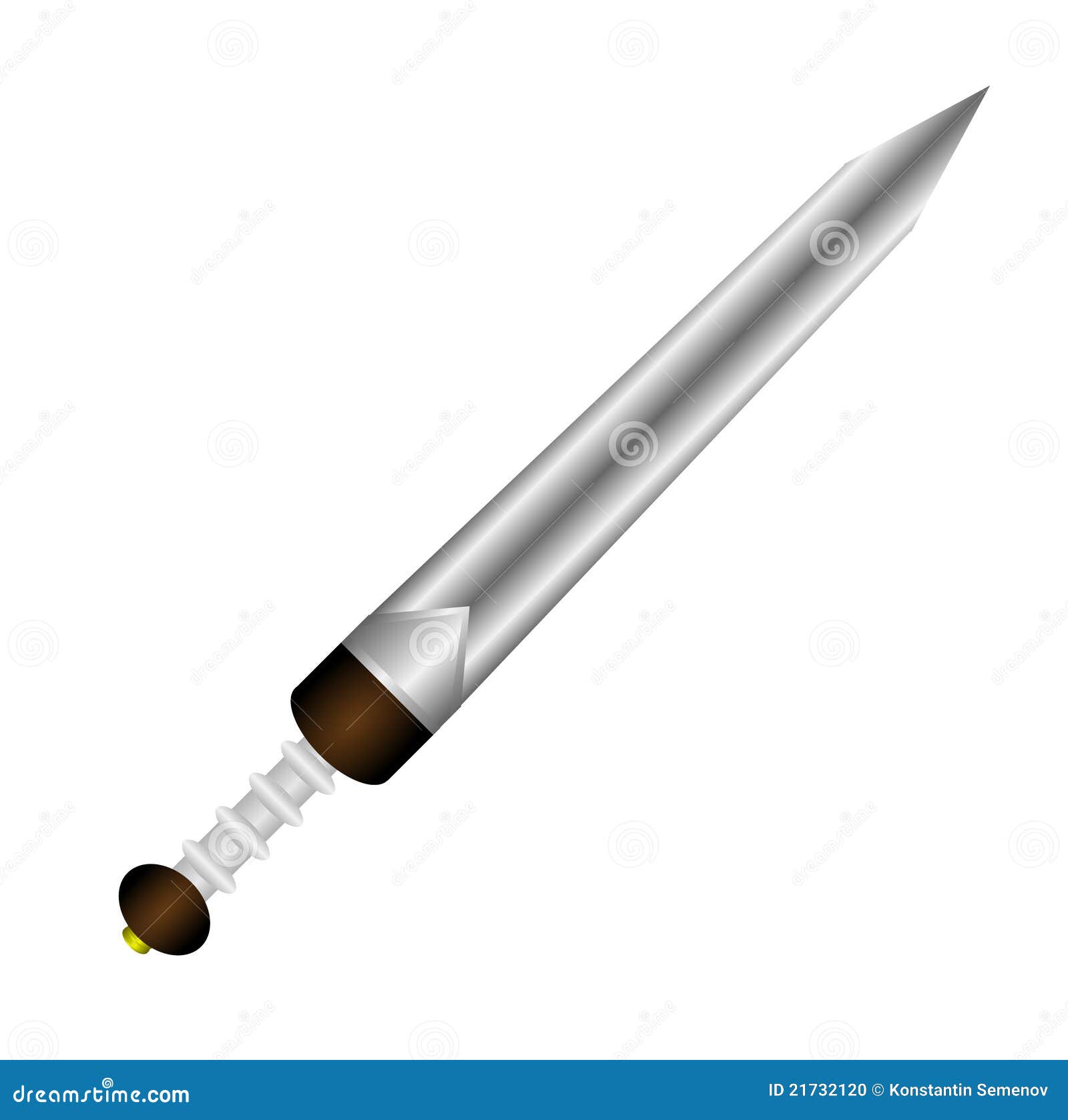 Gladius - Um Legionary Romano Da Espada Curta Ilustração Stock ...