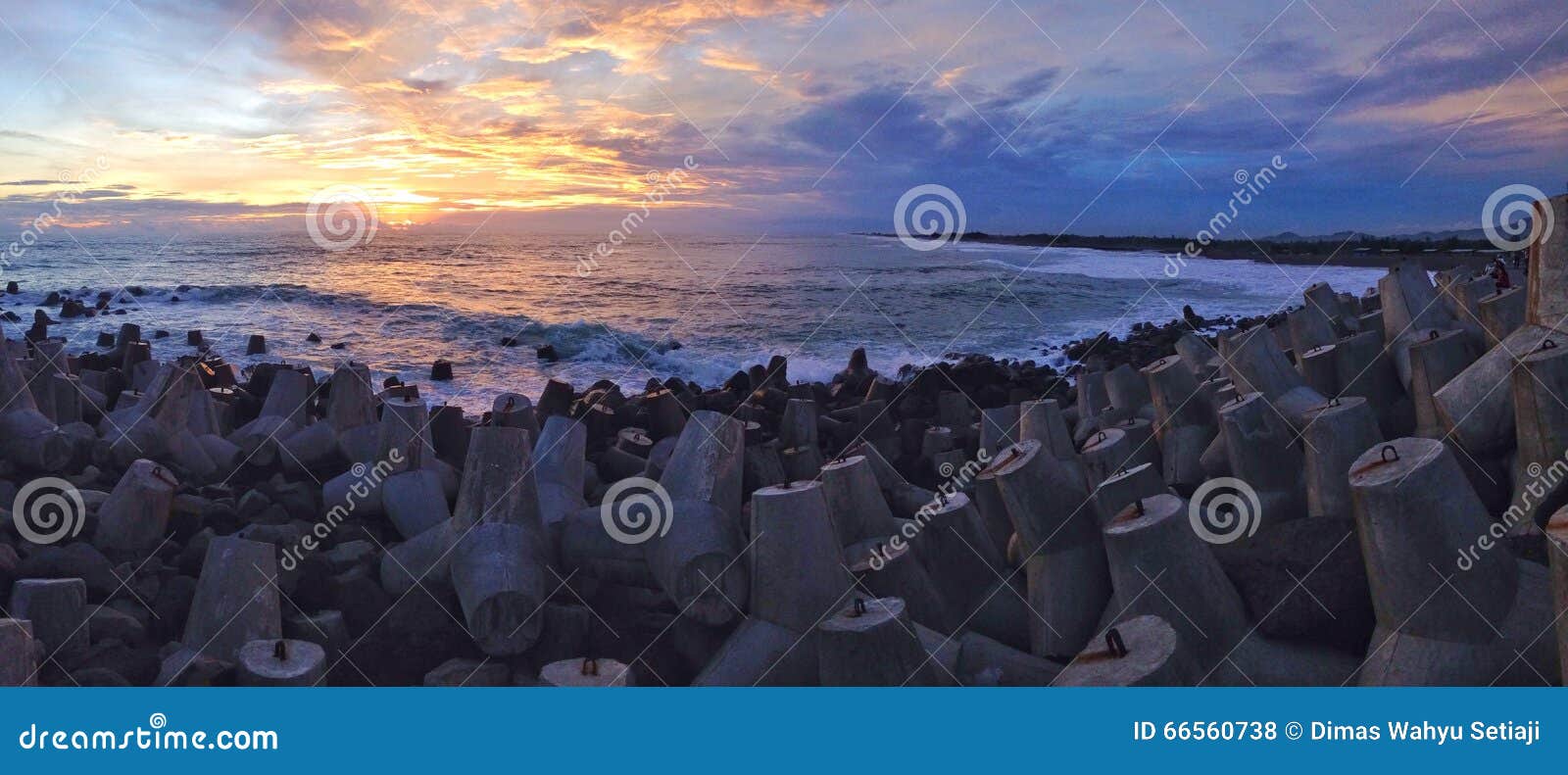 Glagah beach stock photo. Image of wonderful, indonesia - 66560738