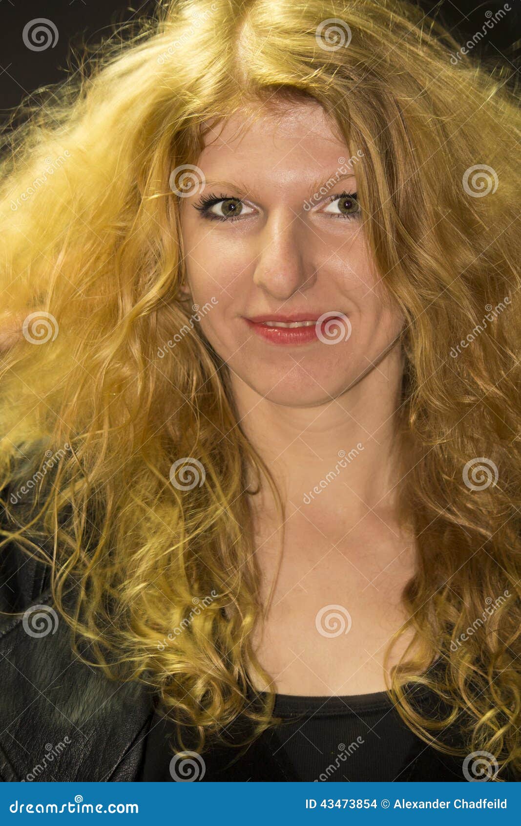 Glam Rock Girl stock photo. Image of scene, stile, fasion - 43473854
