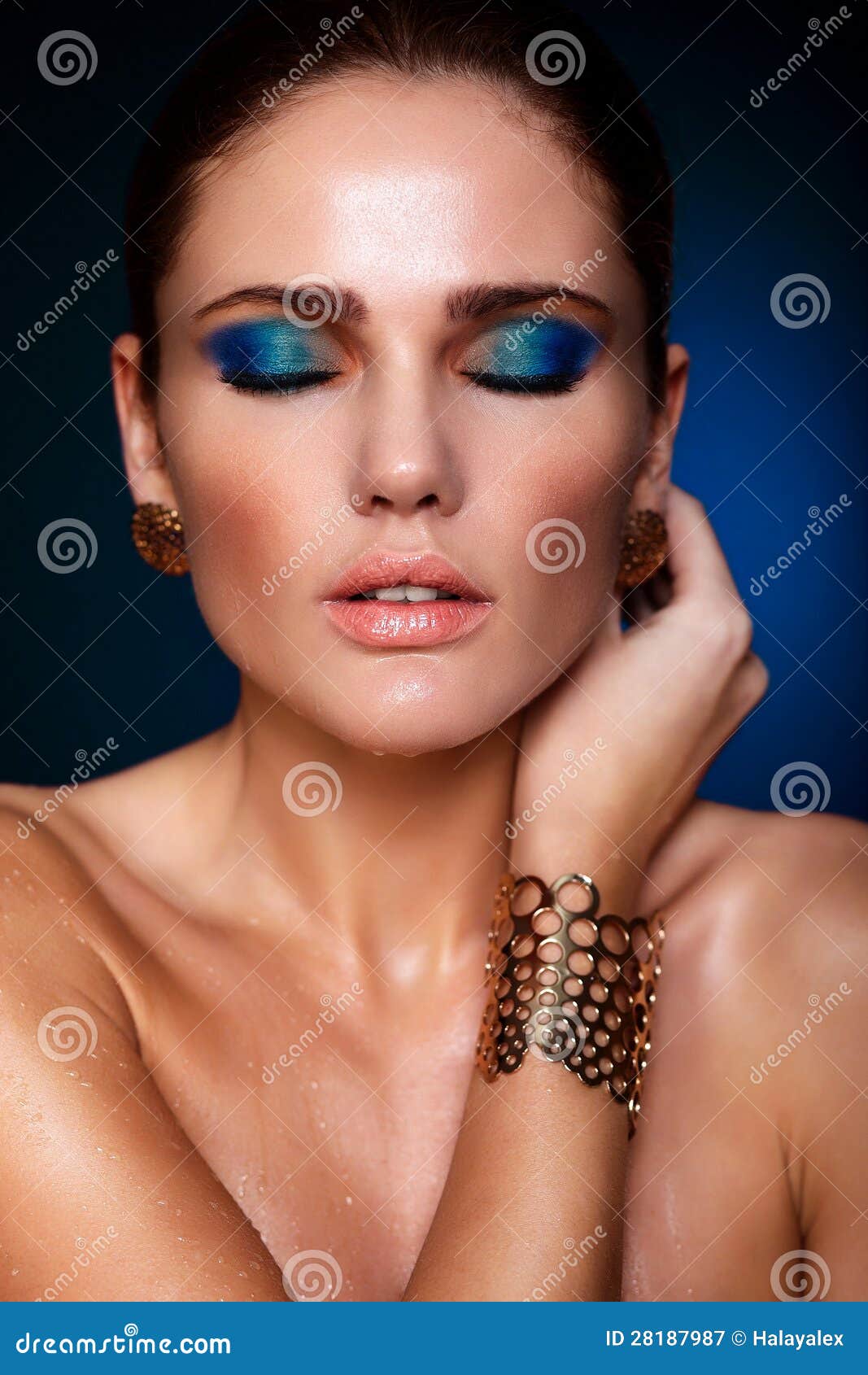 Glamor fashion model stock image. Image of eyes, fashionable - 28187987