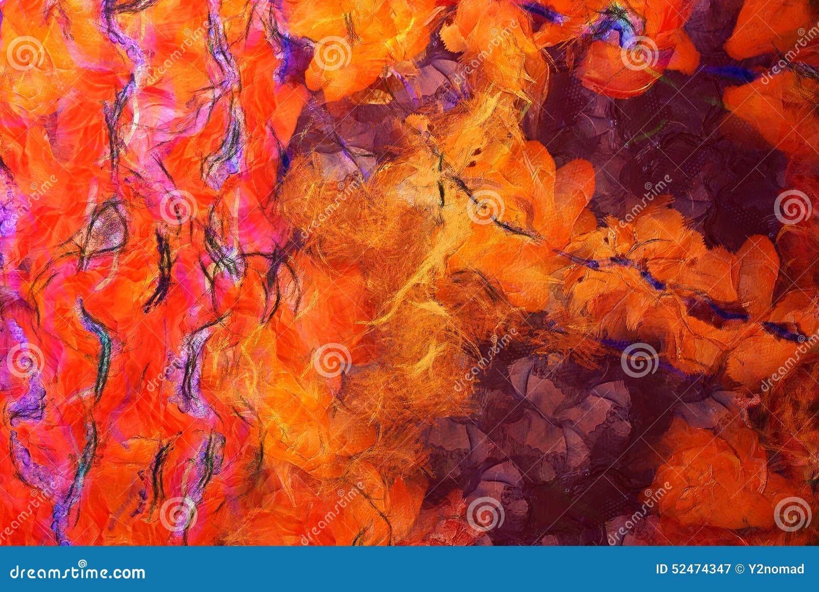 Glamorous art pattern stock illustration. Illustration of bloom - 52474347