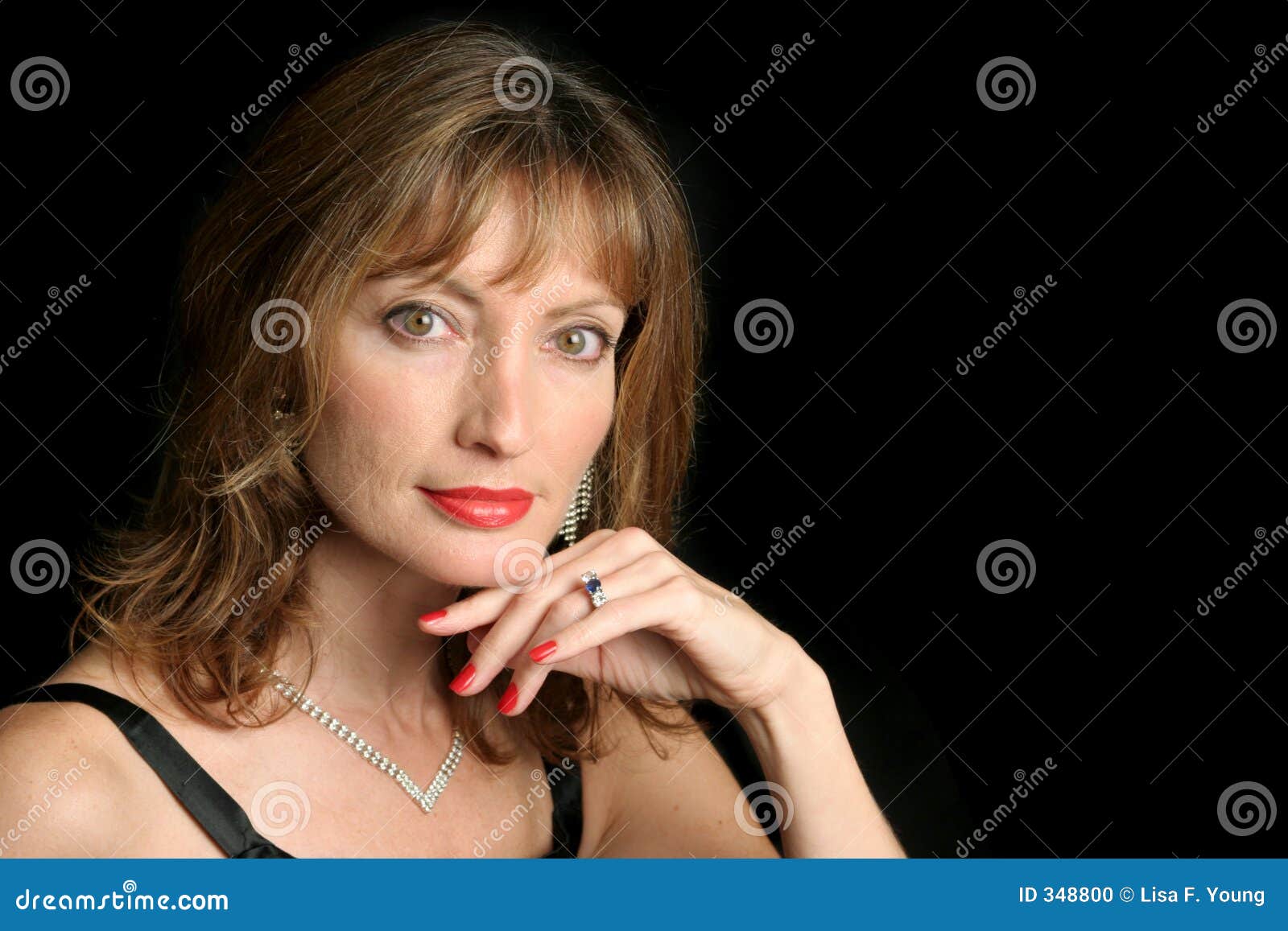 Glamorous Beauty stock photo. Image of lipstick, person - 348800