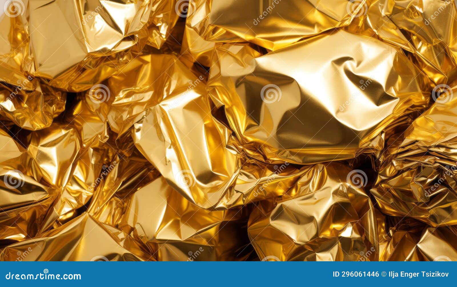 Glamorous and Captivating Gold Crumpled Foil Texture Backdrop for ...
