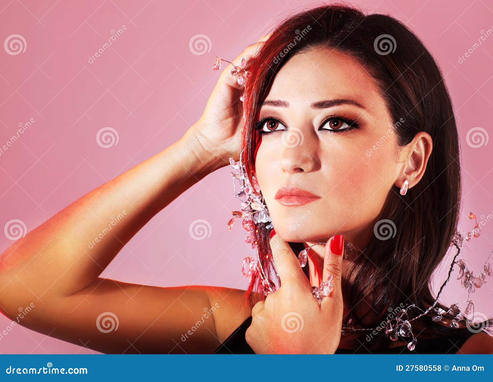Glamorous female portrait stock photo. Image of lady - 27580558