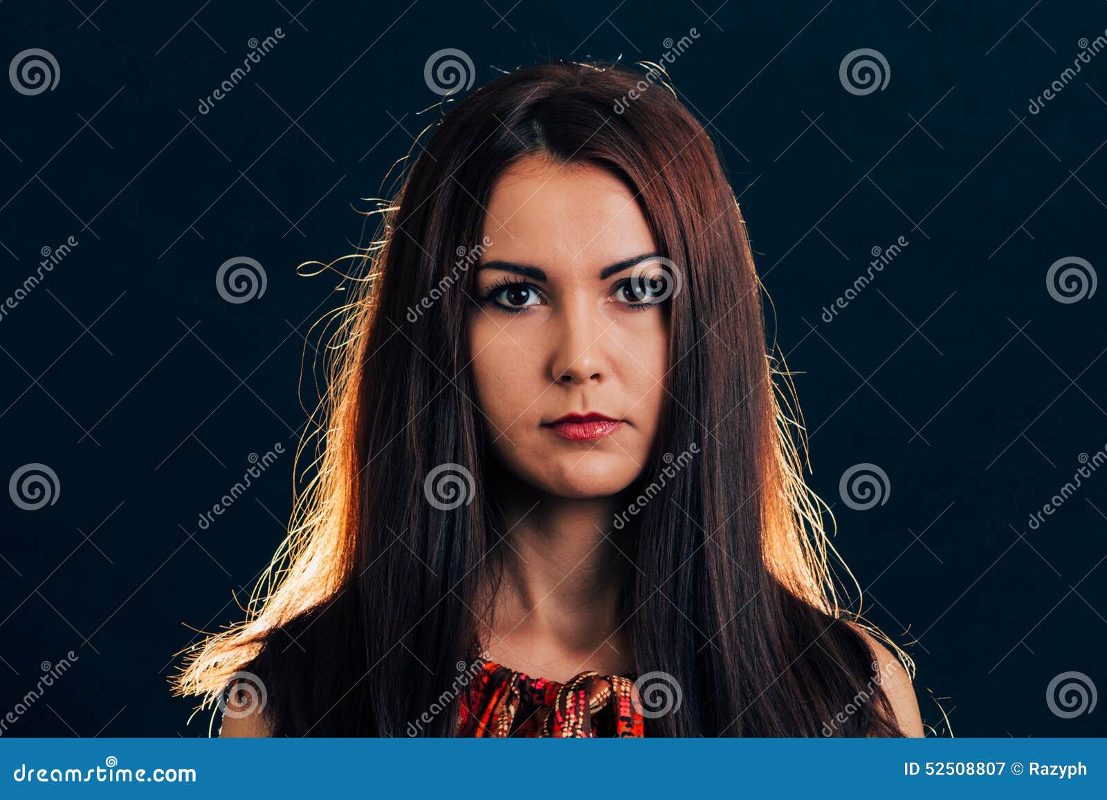 Glamorous look stock image. Image of sensuality, look - 52508807