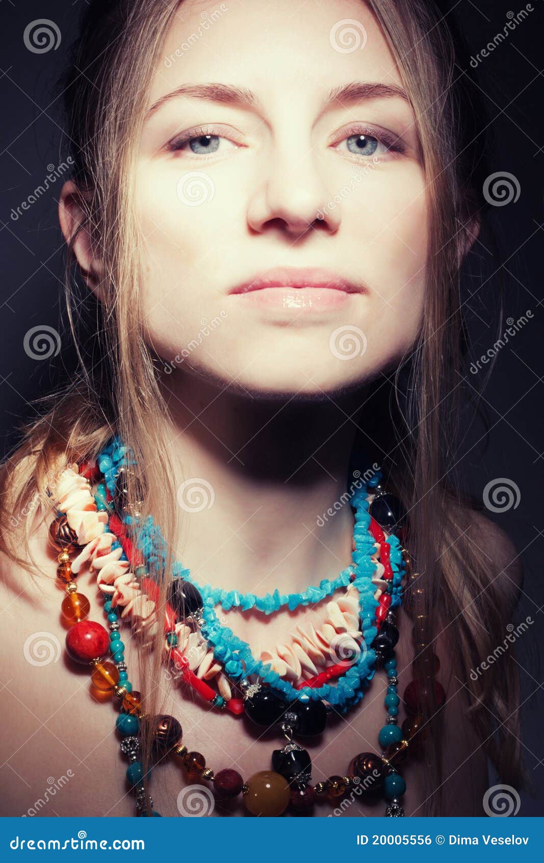 Glamorous portrait stock photo. Image of blond, fashion - 20005556