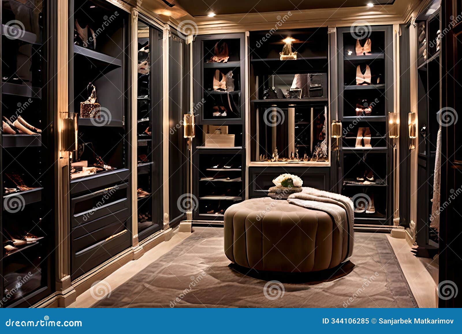 Closet With Ample Space And Organizational Systems For Maximum ...