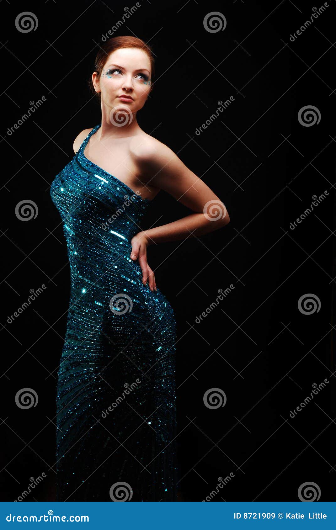 Glamorous woman dancing stock image. Image of 1940s, white - 8721909