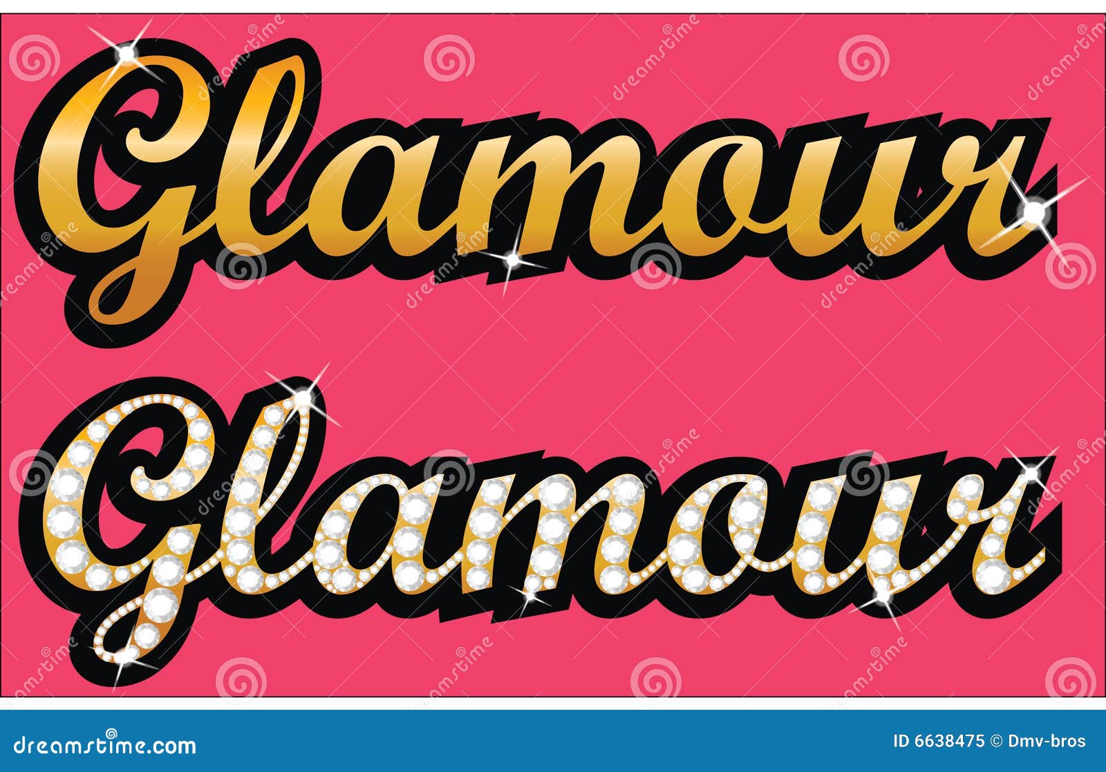 Glamour stock vector. Illustration of glamour, luxury - 6638475