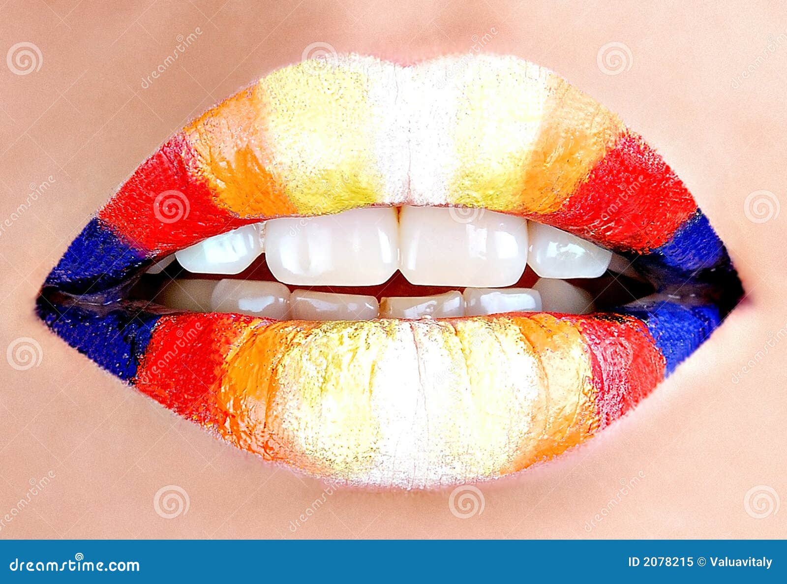 Glamour lips stock image. Image of cosmetics, lipstick - 2078215