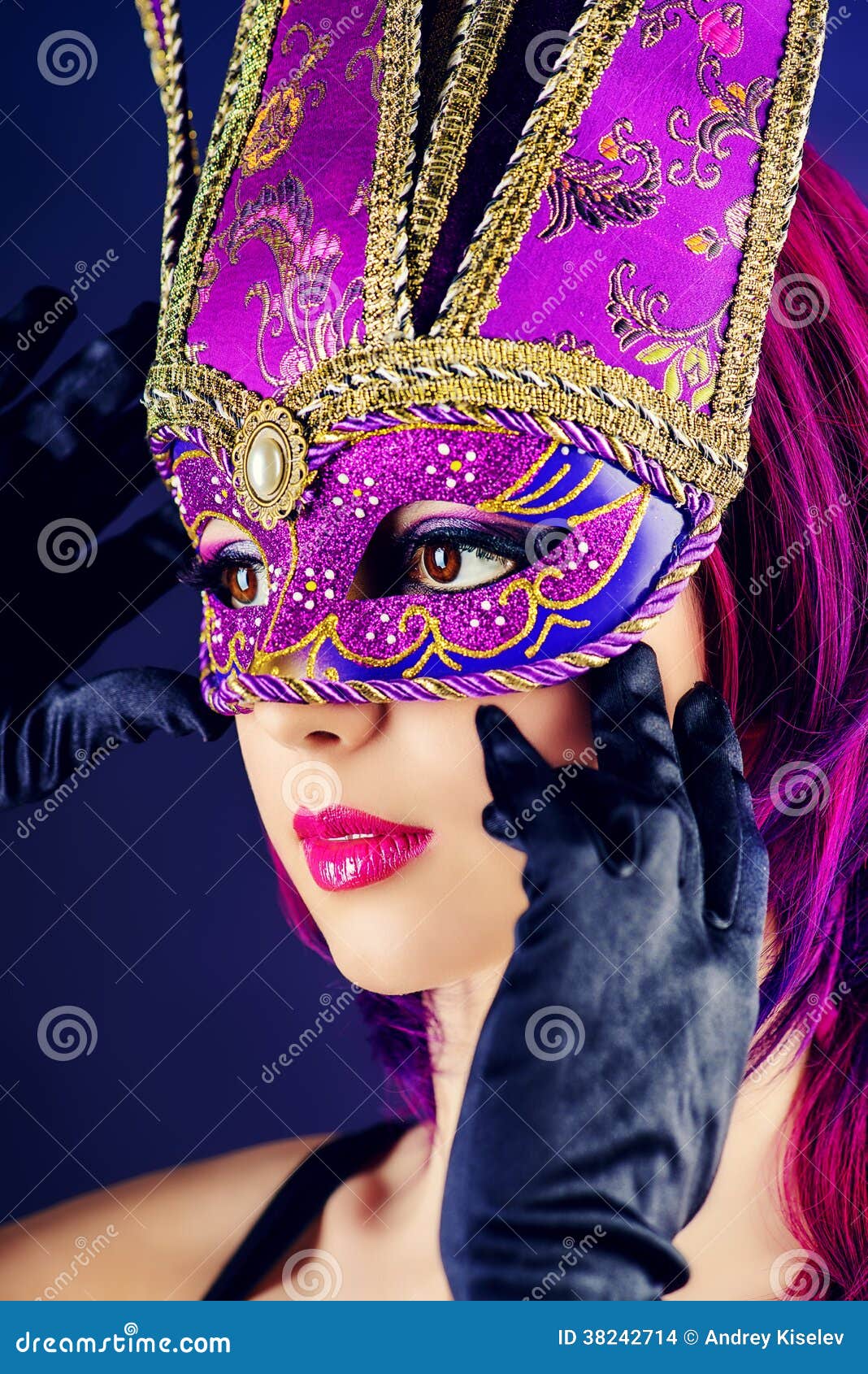 Glamour mask stock photo. Image of lady, celebrate, gorgeous - 38242714