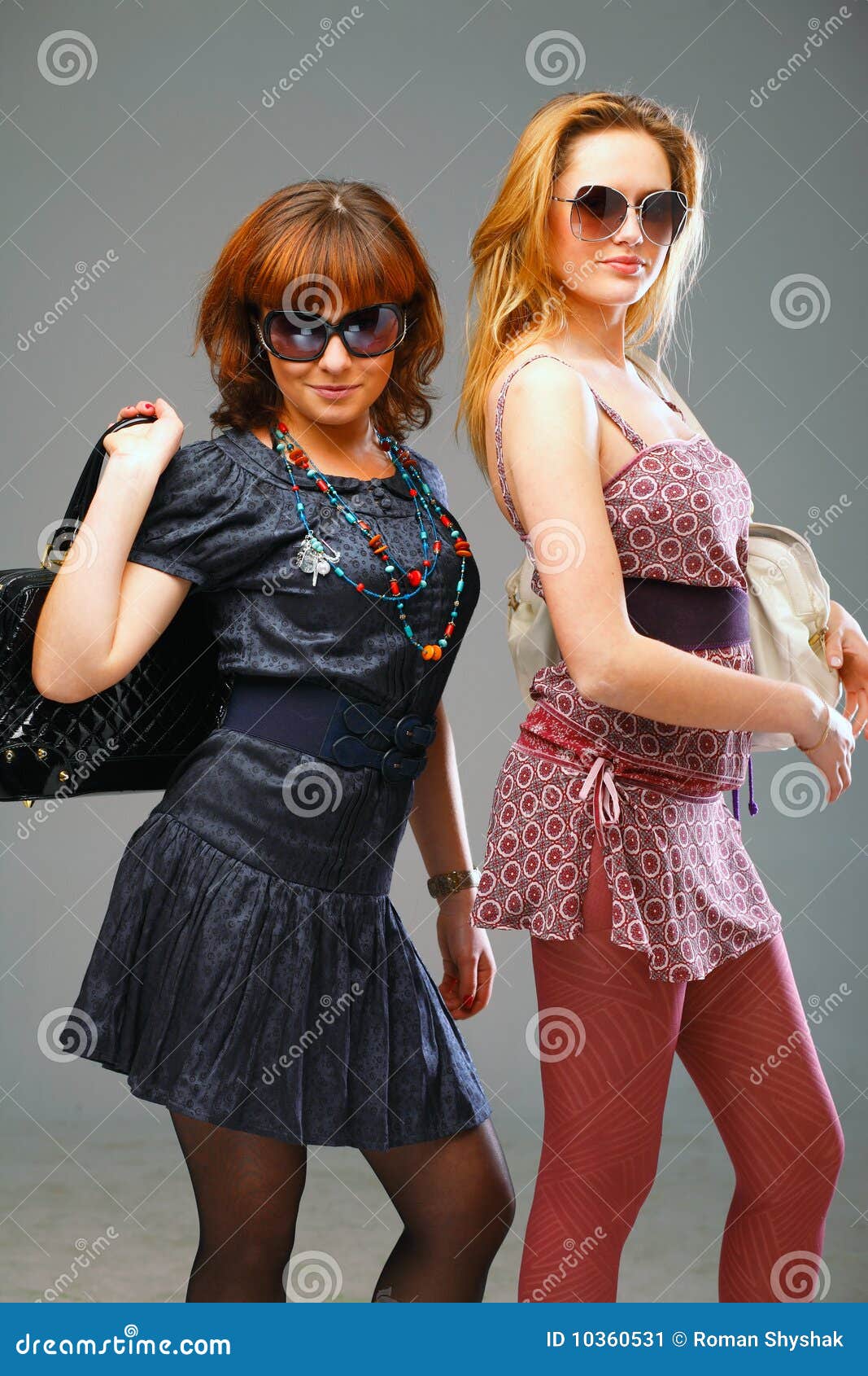 Glamour Party Girls stock image. Image of front, people - 10360531