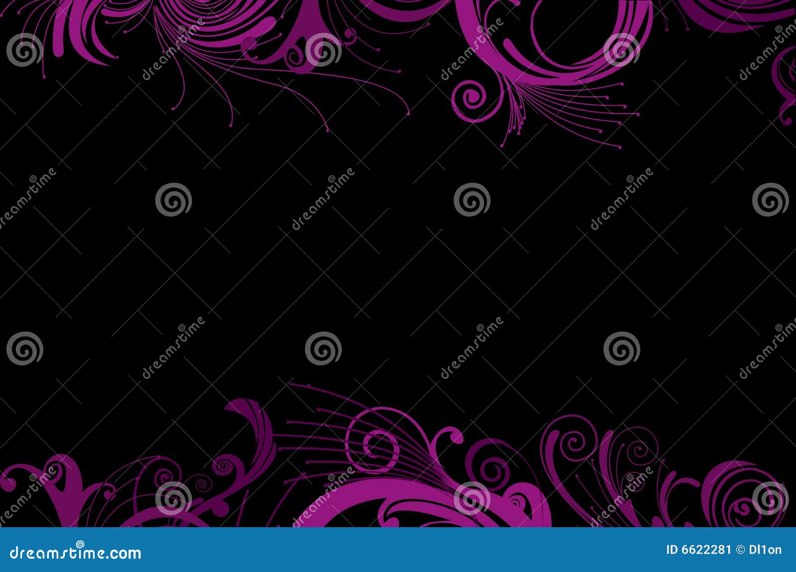 Glamour Purple Curves Frame Background Stock Vector - Illustration of ...