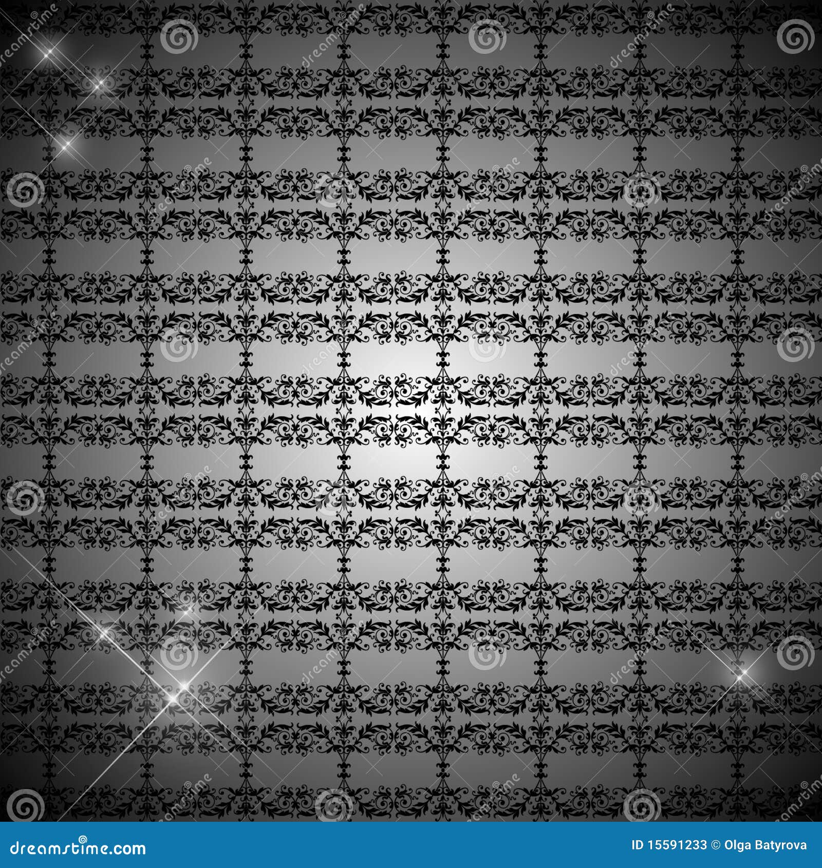 Glamour Retro Wallpaper stock illustration. Illustration of shape ...