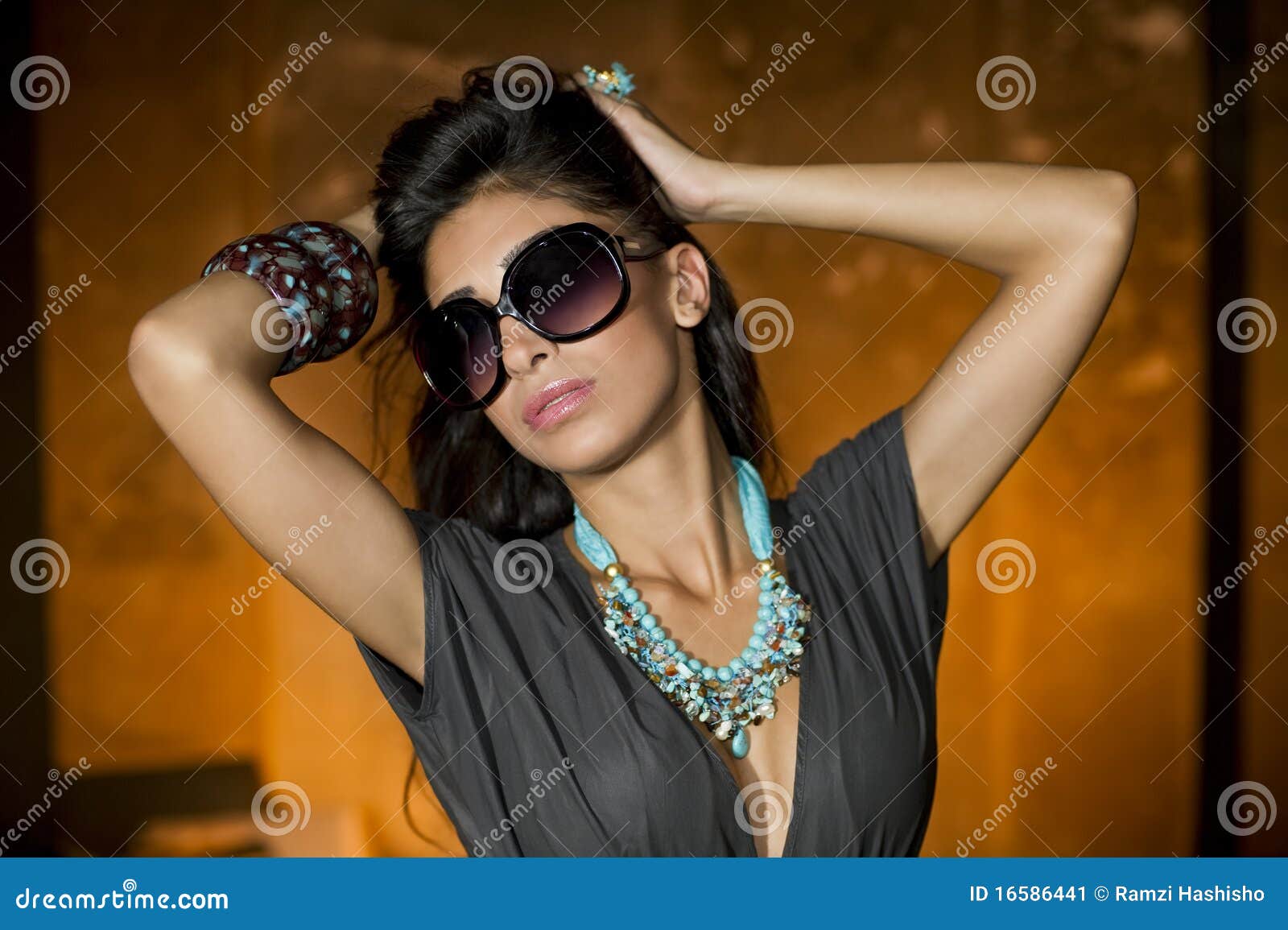 Glamour Shot of a Beautiful Young Lady Stock Image - Image of ...