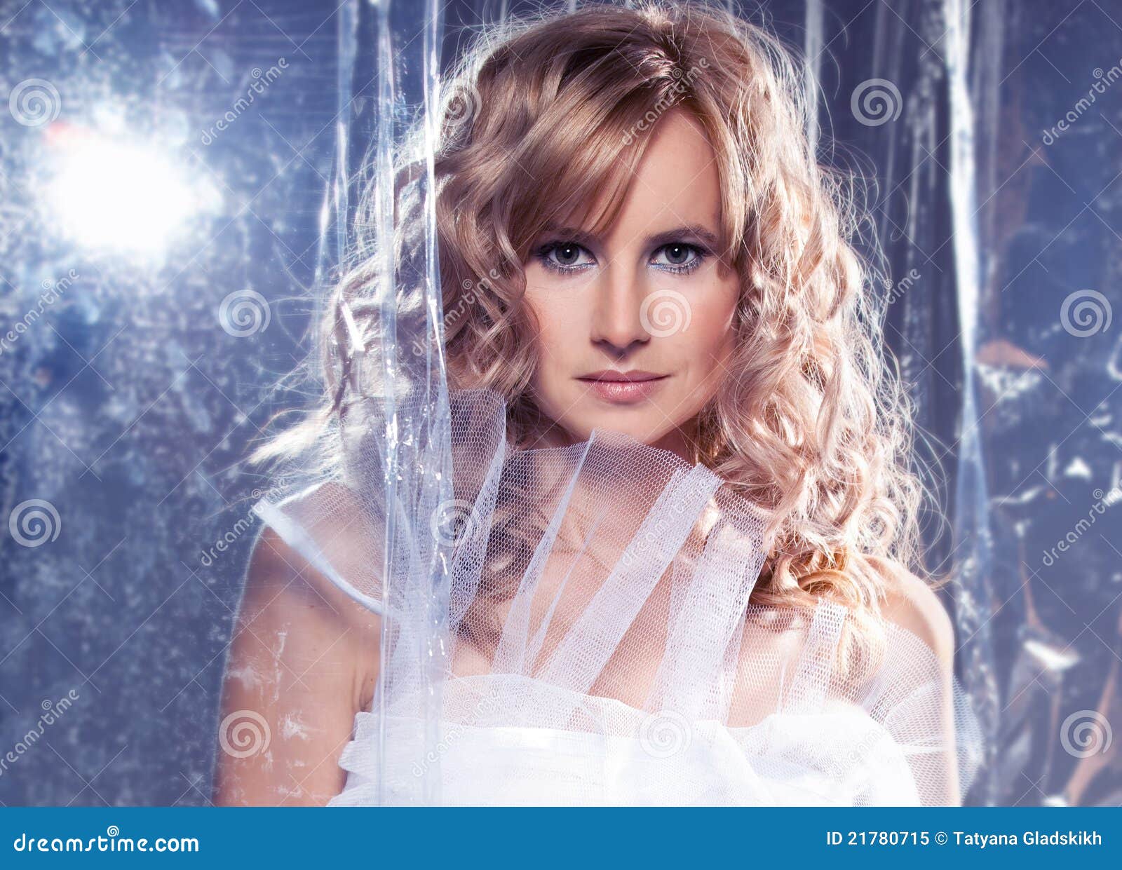 Glamour woman stock image. Image of human, curls, color - 21780715