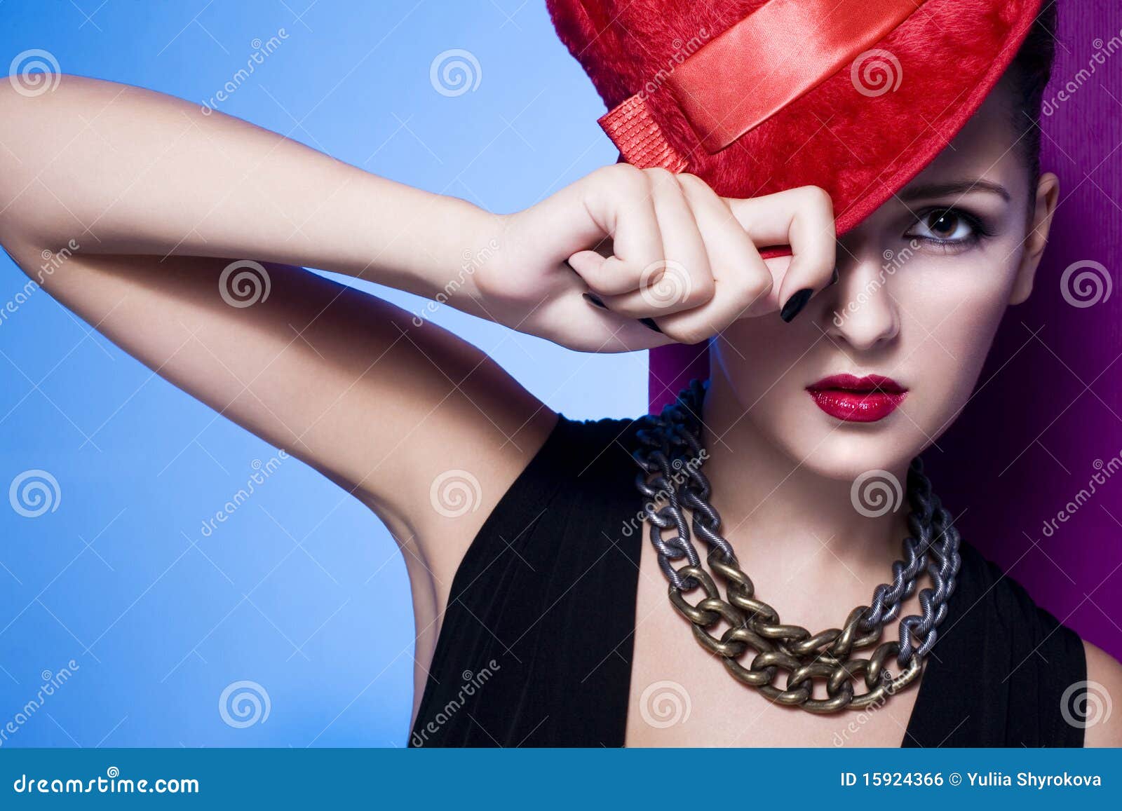 Glamour woman portrait stock photo. Image of female, sensuality - 15924366
