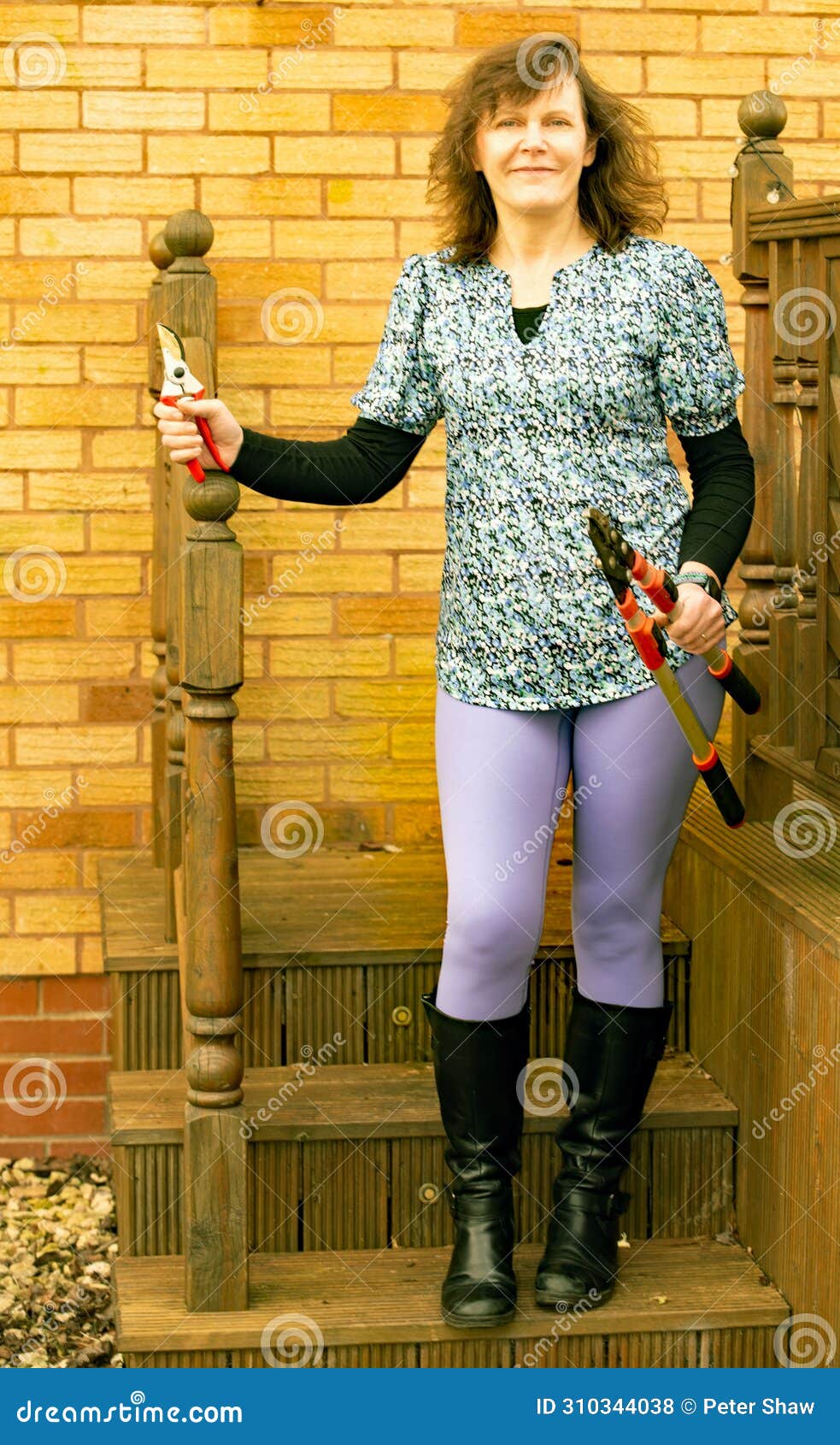 Adele, Ready for Spring Pruning, in March. Stock Photo - Image of ...