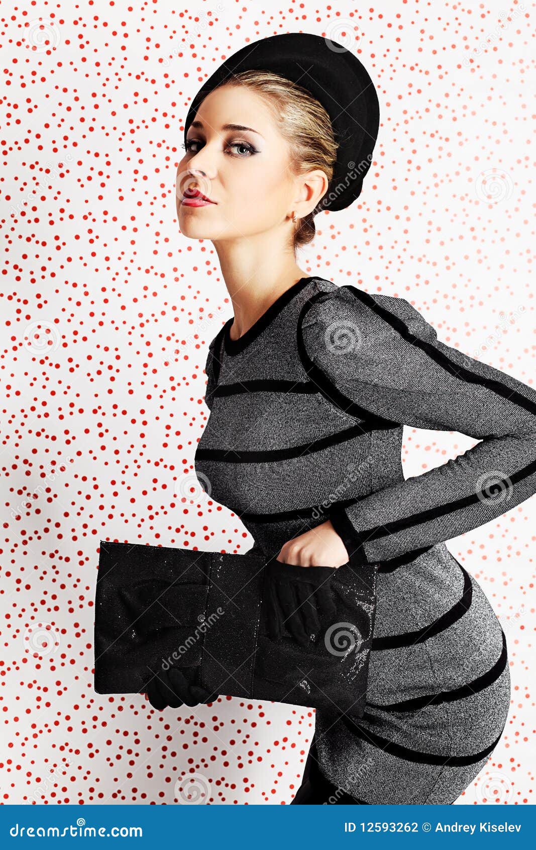 Glamourous woman stock photo. Image of fashion, glamour - 12593262
