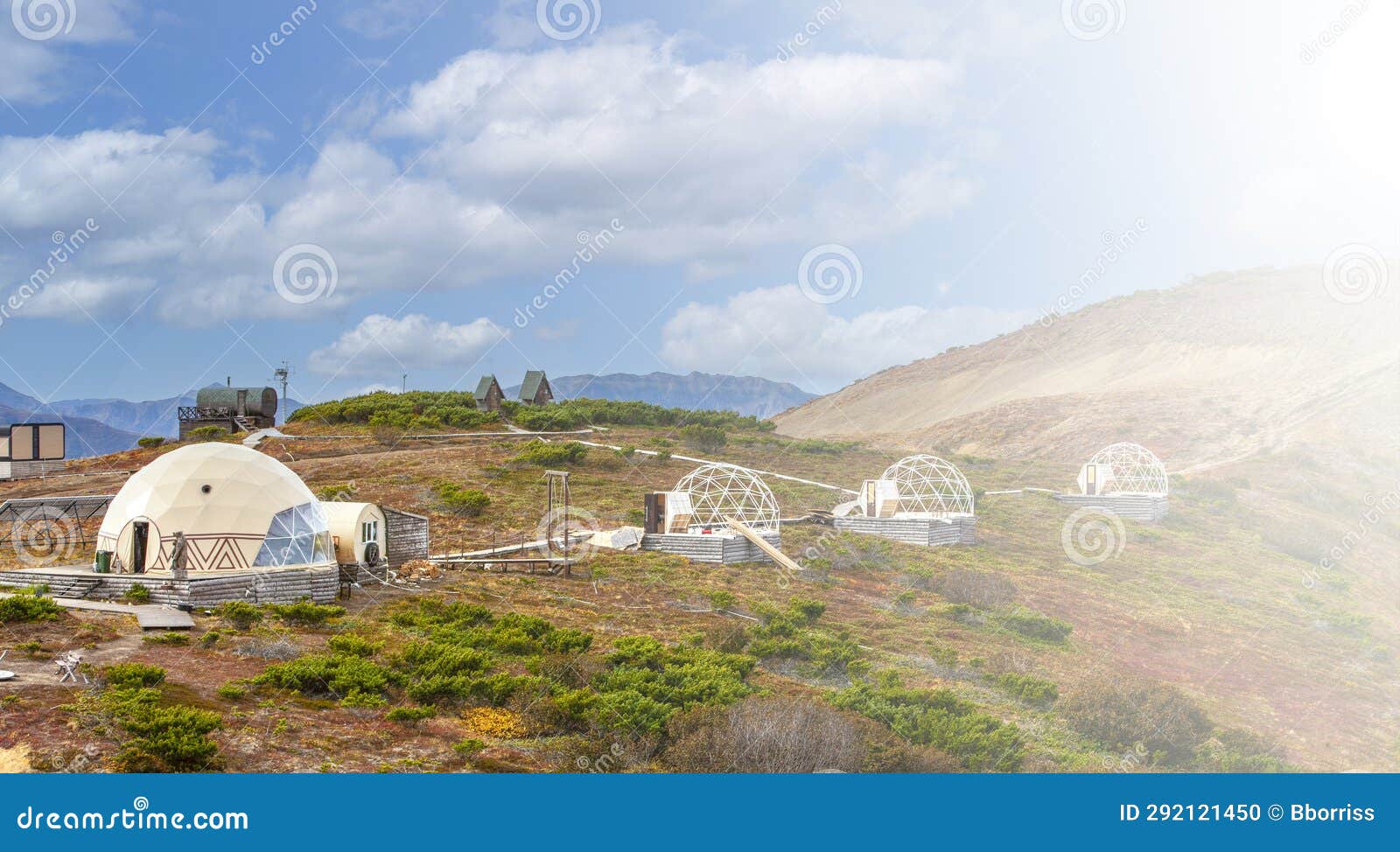 Glamping Under Construction on a Volcano on the Kamchatka Peninsula ...
