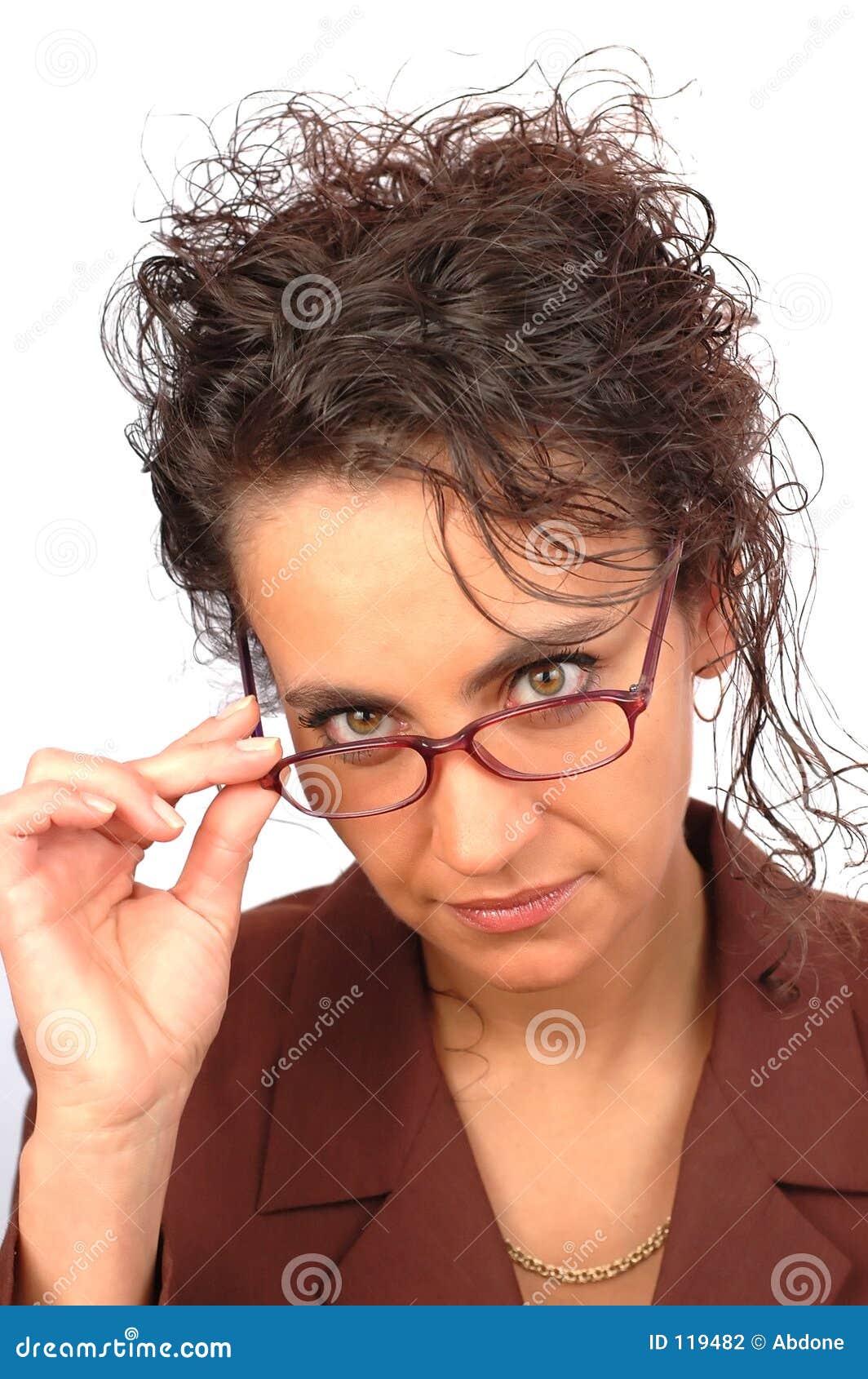 Glance stock photo. Image of office, glasses, support, hand - 119482