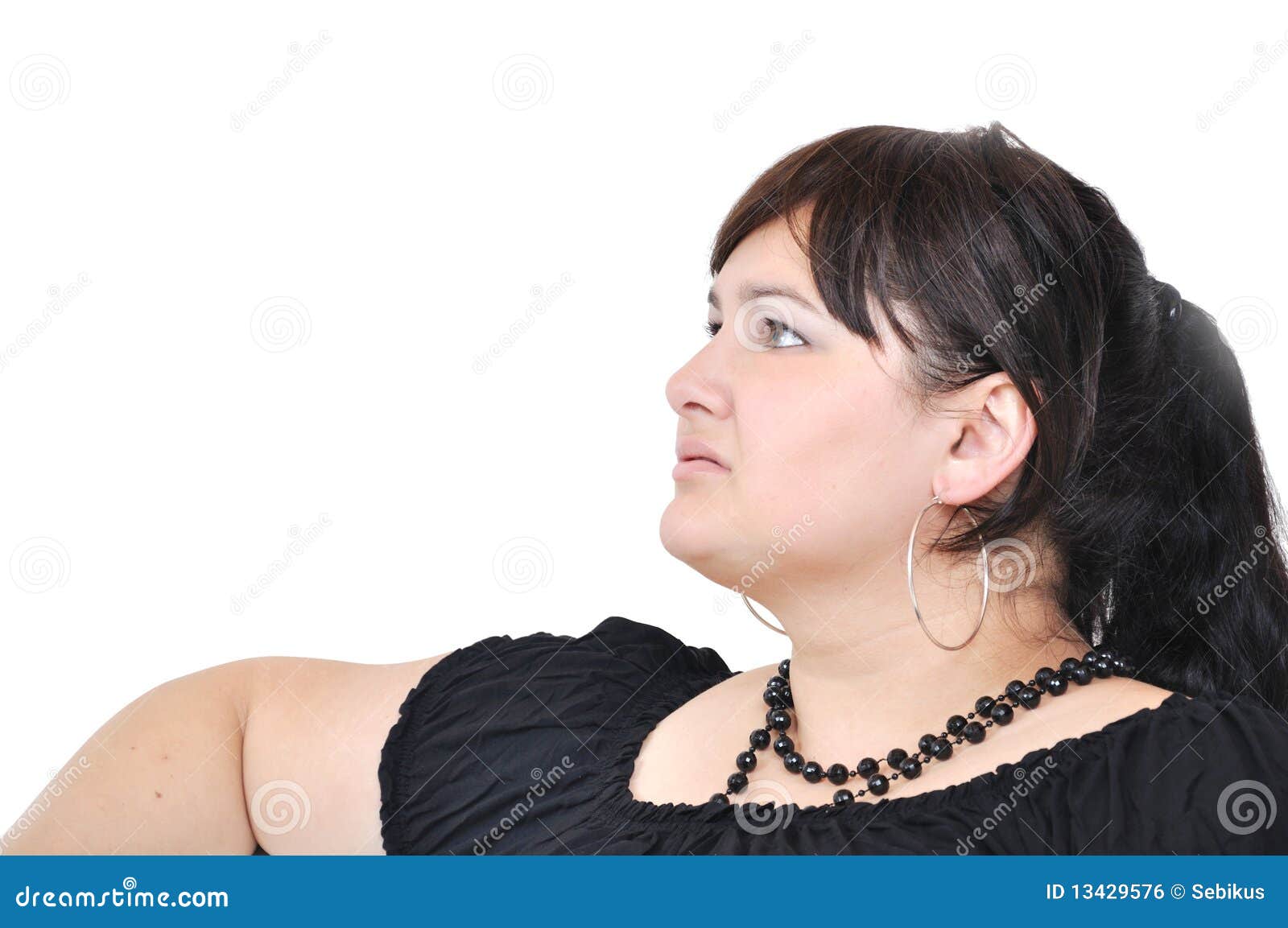 Glance stock photo. Image of gorgeous, fashion, isolated - 13429576