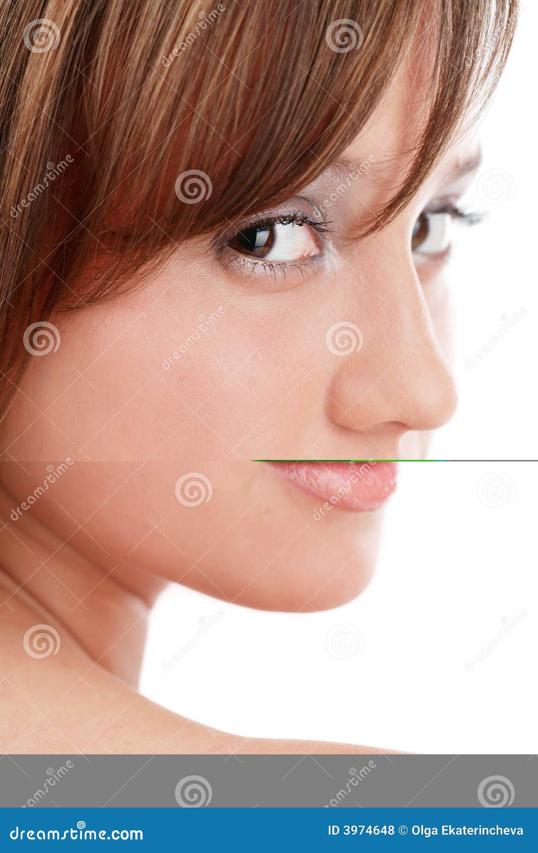 Glance stock photo. Image of purity, eyes, relaxed, curiosity - 3974648