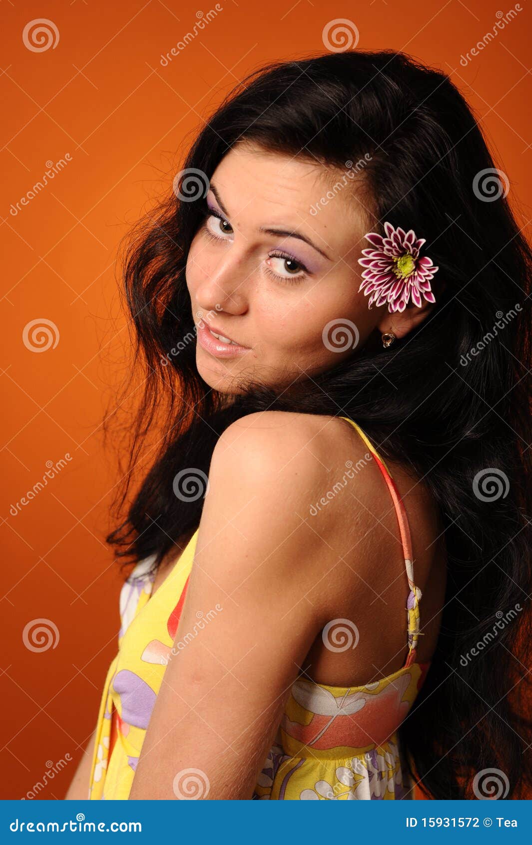 Glance back stock photo. Image of fashionable, black - 15931572