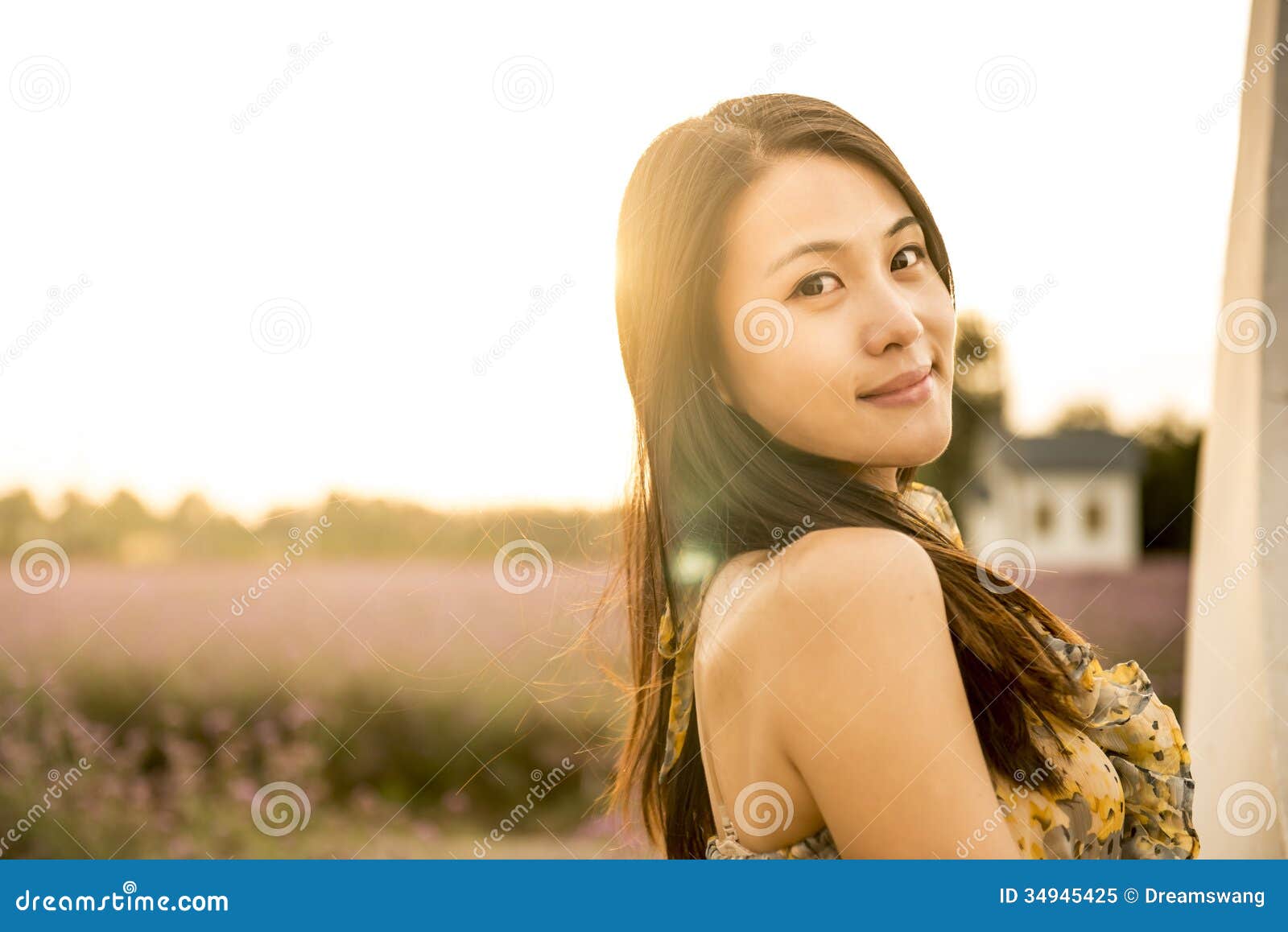 Glance Back stock image. Image of hike, park, fashion - 34945425