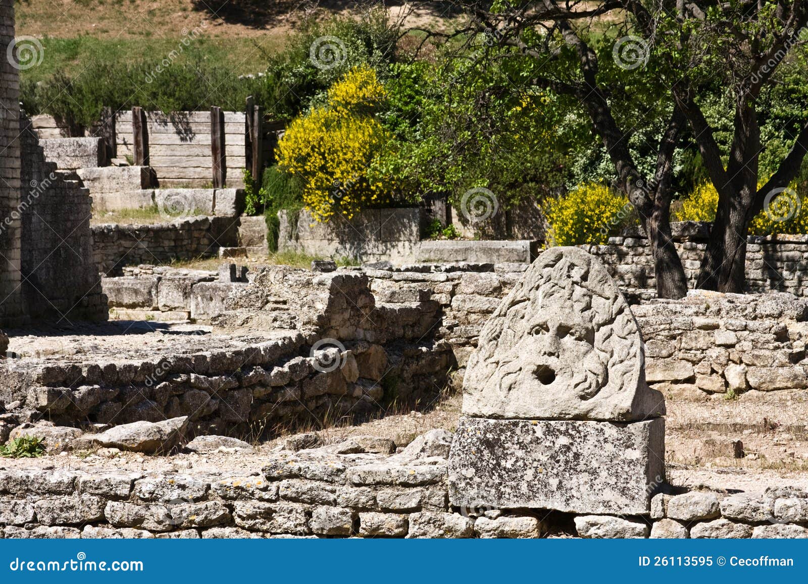 The Glanum Ruin stock image. Image of alpilles, tourism - 26113595