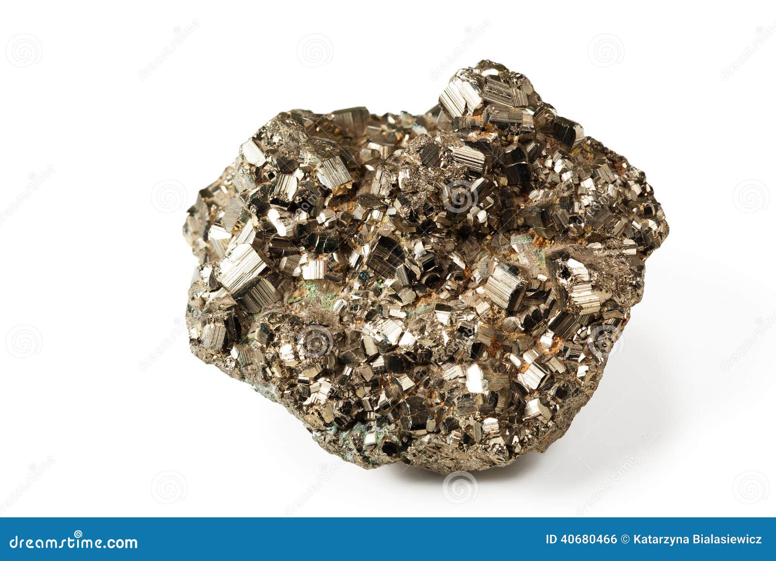 Glanzend pyriet stock foto. Image of achtergrond, pyriet - 40680466