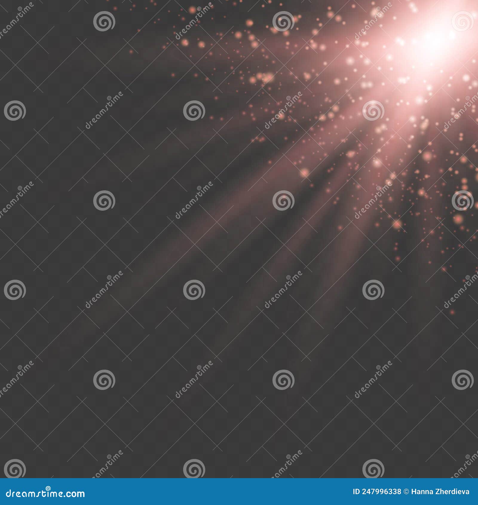 Glare Effect Embellishment with Ray Sparkles. Transparent Glitter ...