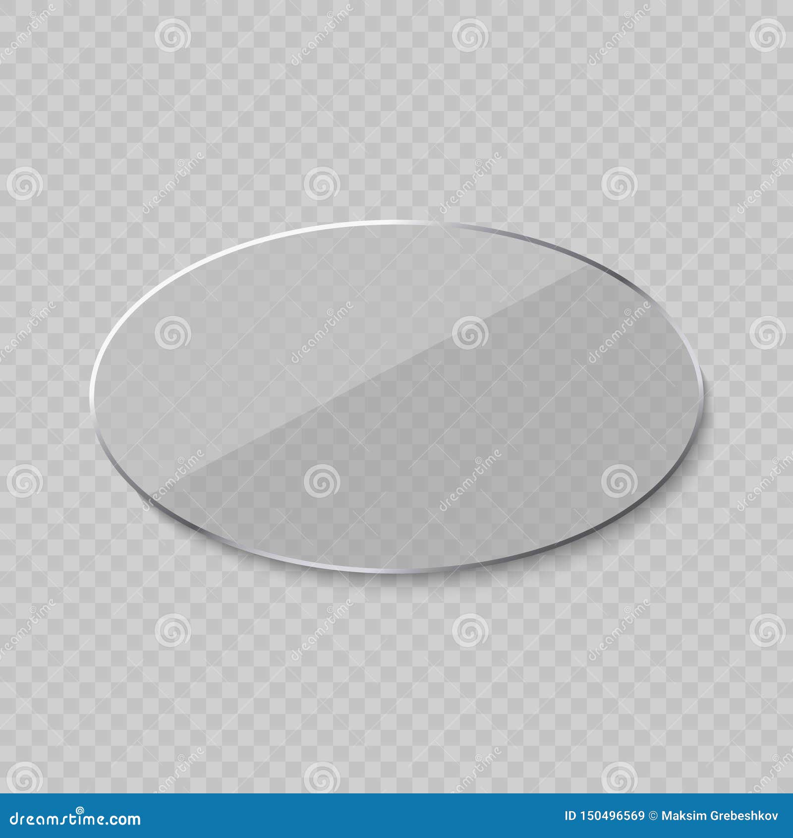Glare Glass Framework Set. Vector Illustration Icons Set. Shiny Glare ...