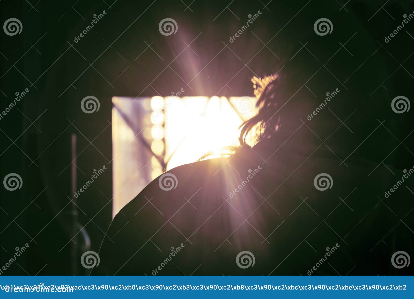 Glare of Light in the Shape of a Circle Stock Photo - Image of effect ...