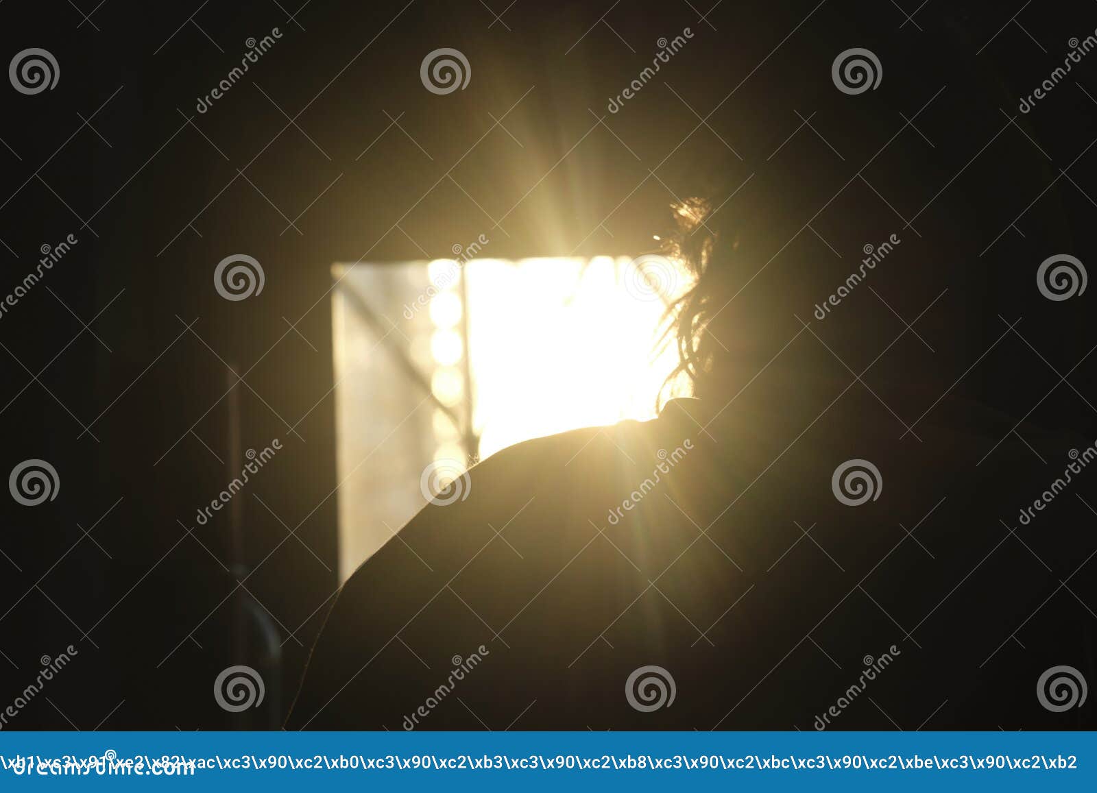 Glare of Light in the Shape of a Circle Stock Image - Image of light ...