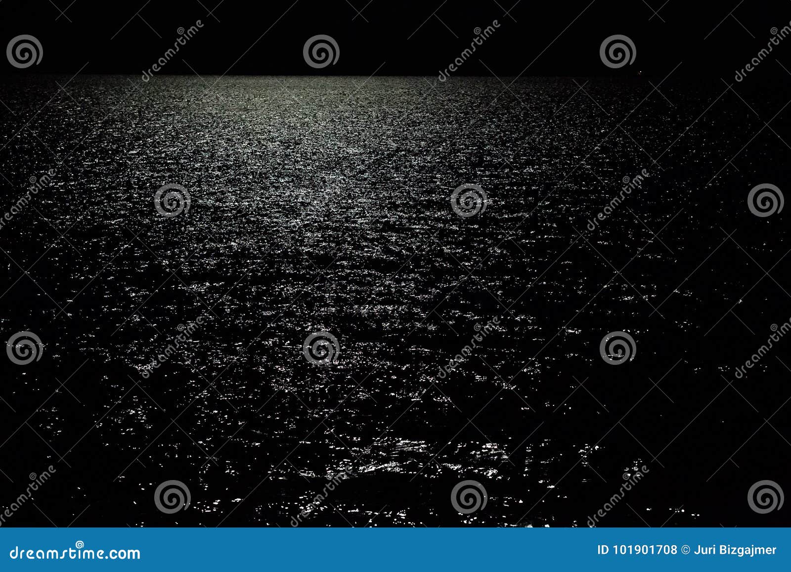 Glare of Moonlight on the Surface of the Sea Stock Photo - Image of ...