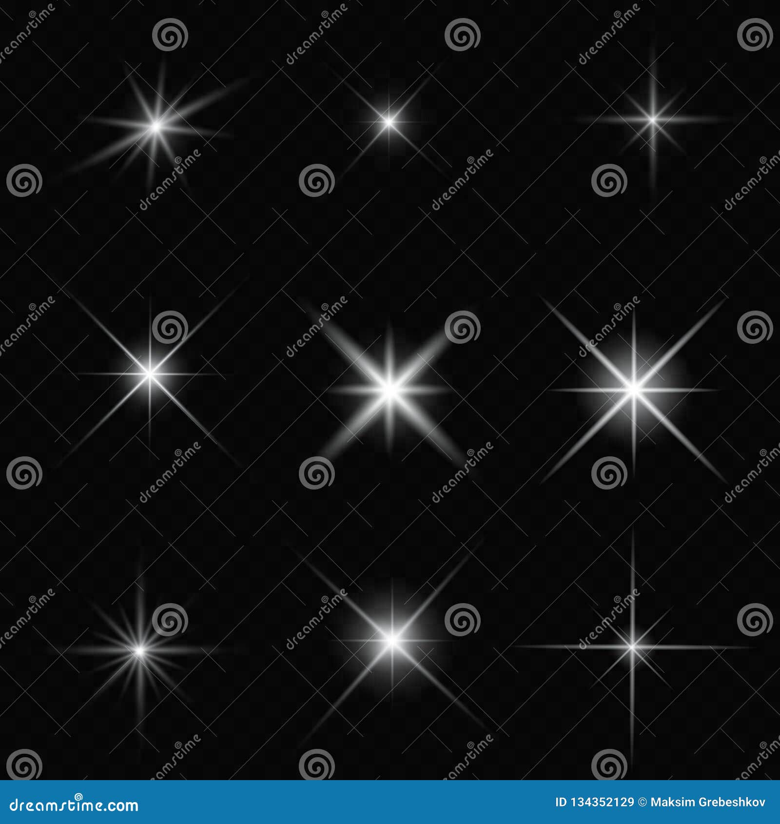 Glare star sparkling stock illustration. Illustration of flare - 134352129