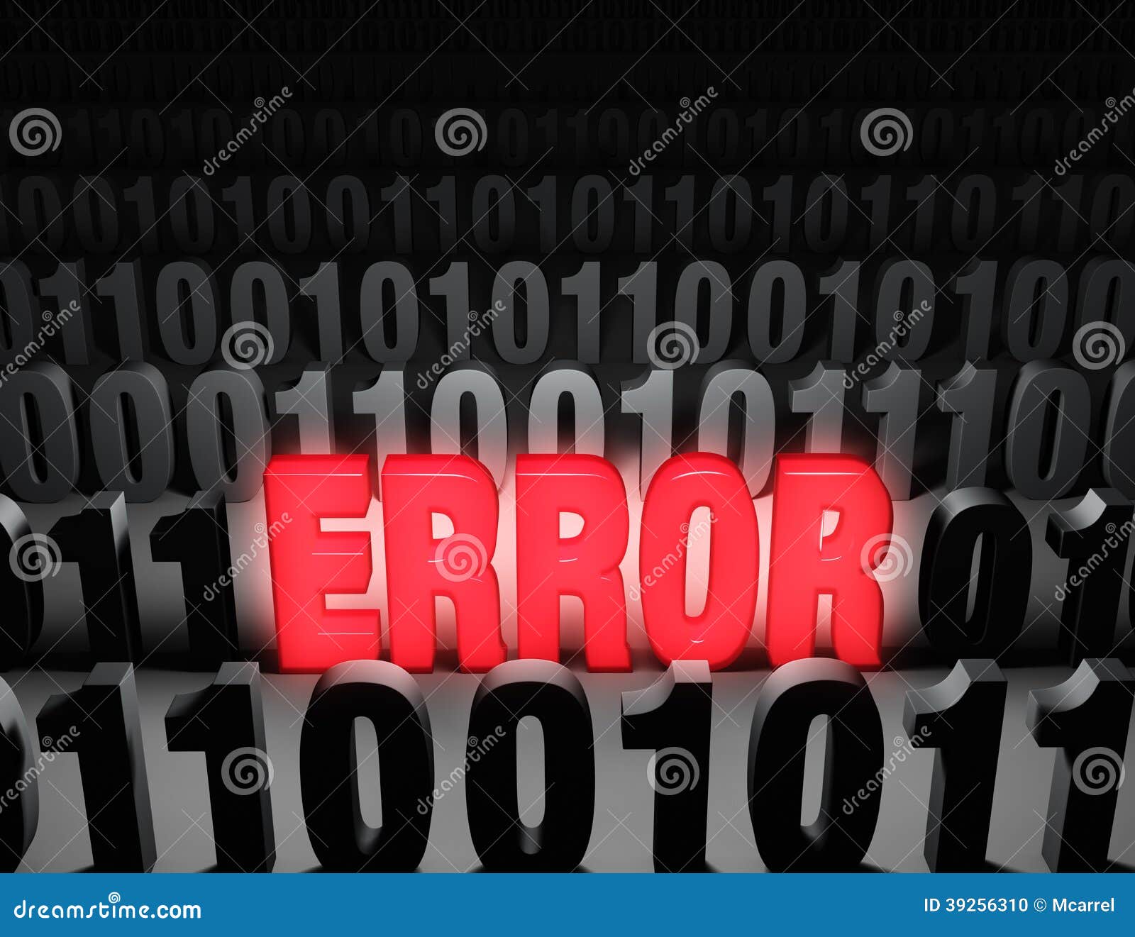 Glaring Computer Error stock illustration. Illustration of corrupt ...