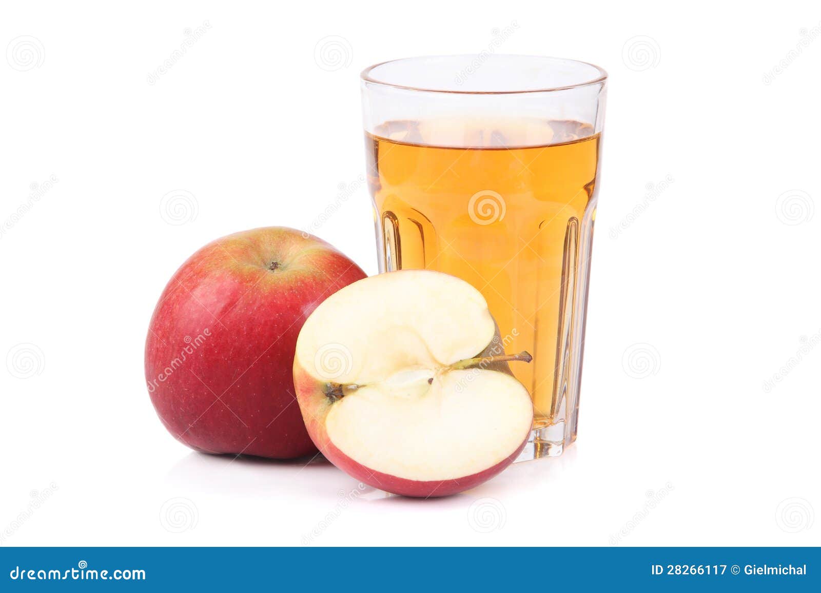 Glas Apfelsaft stockbild. Bild von apfel, frische, lebensstil - 28266117