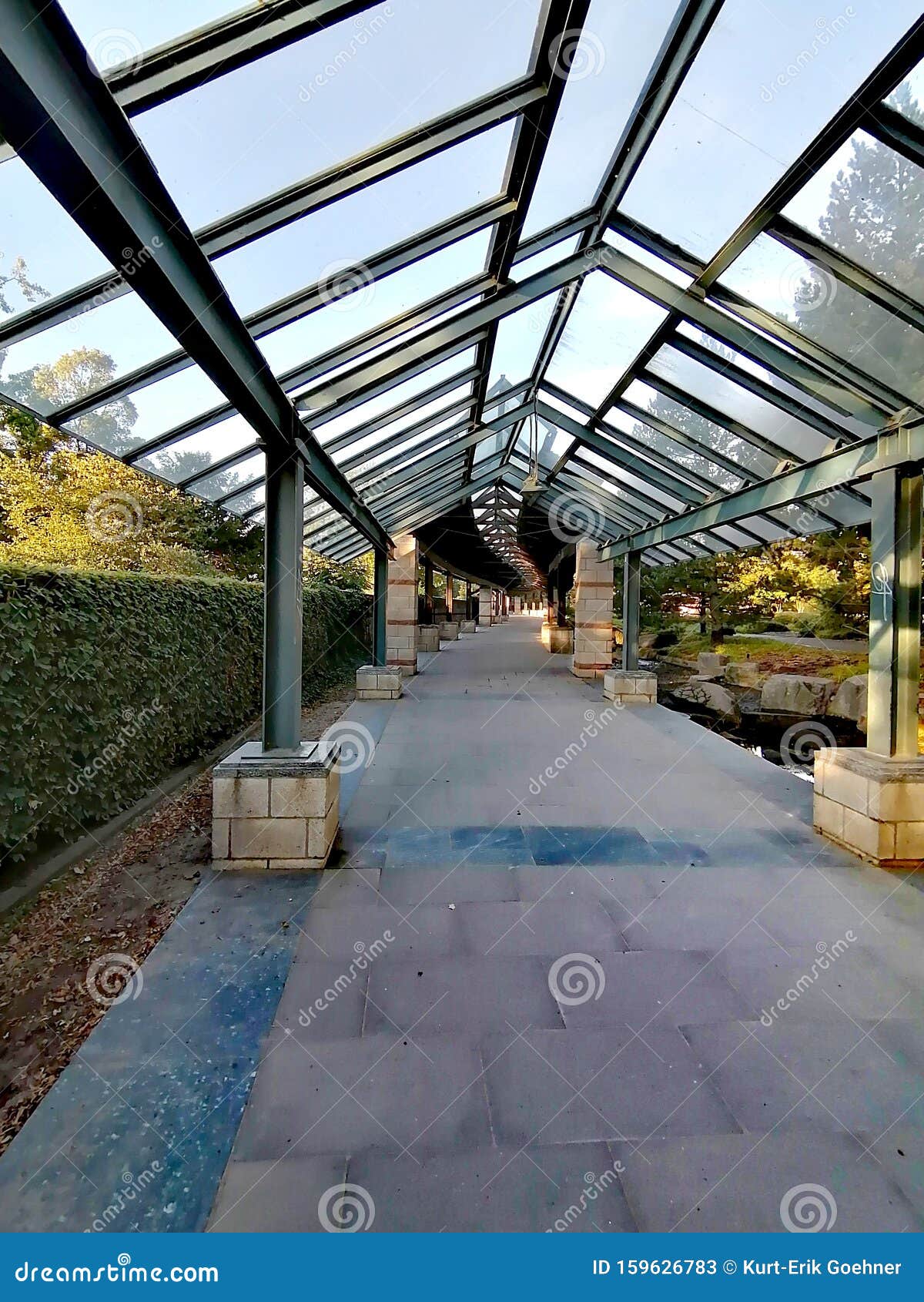 Glas Construction Over Path Stock Image - Image of construction, path ...