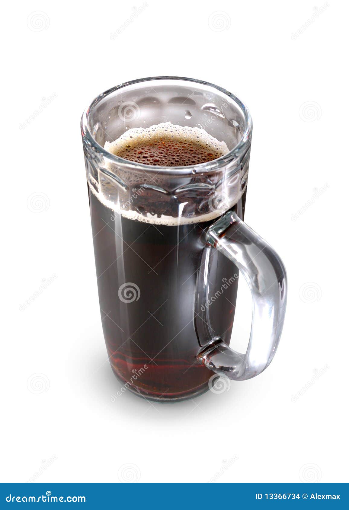 Glas dunkles Bier stockfoto. Bild von schnitt, frisch - 13366734