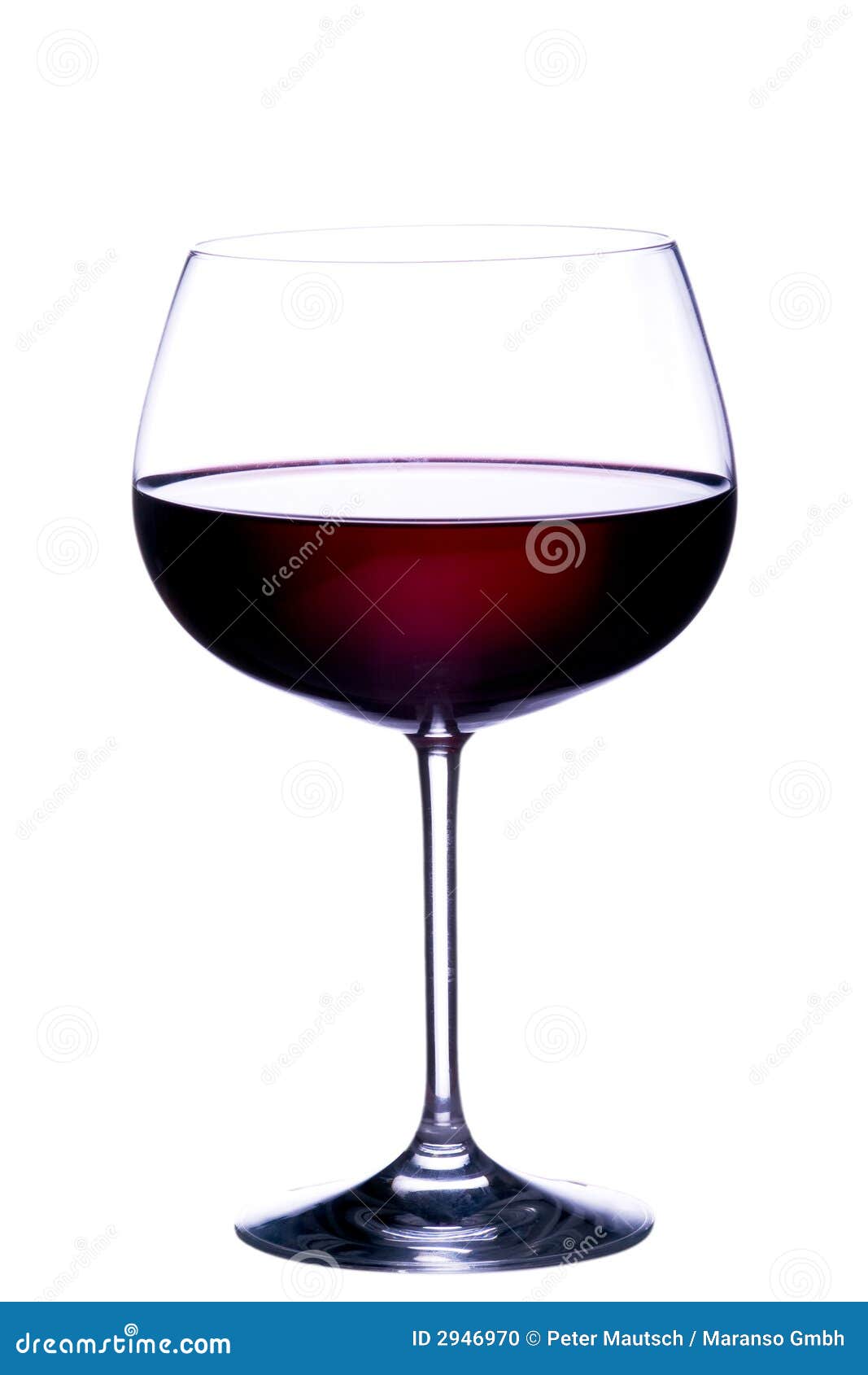 Glas Rotwein stockfoto. Bild von trocken, für, alkohol - 2946970