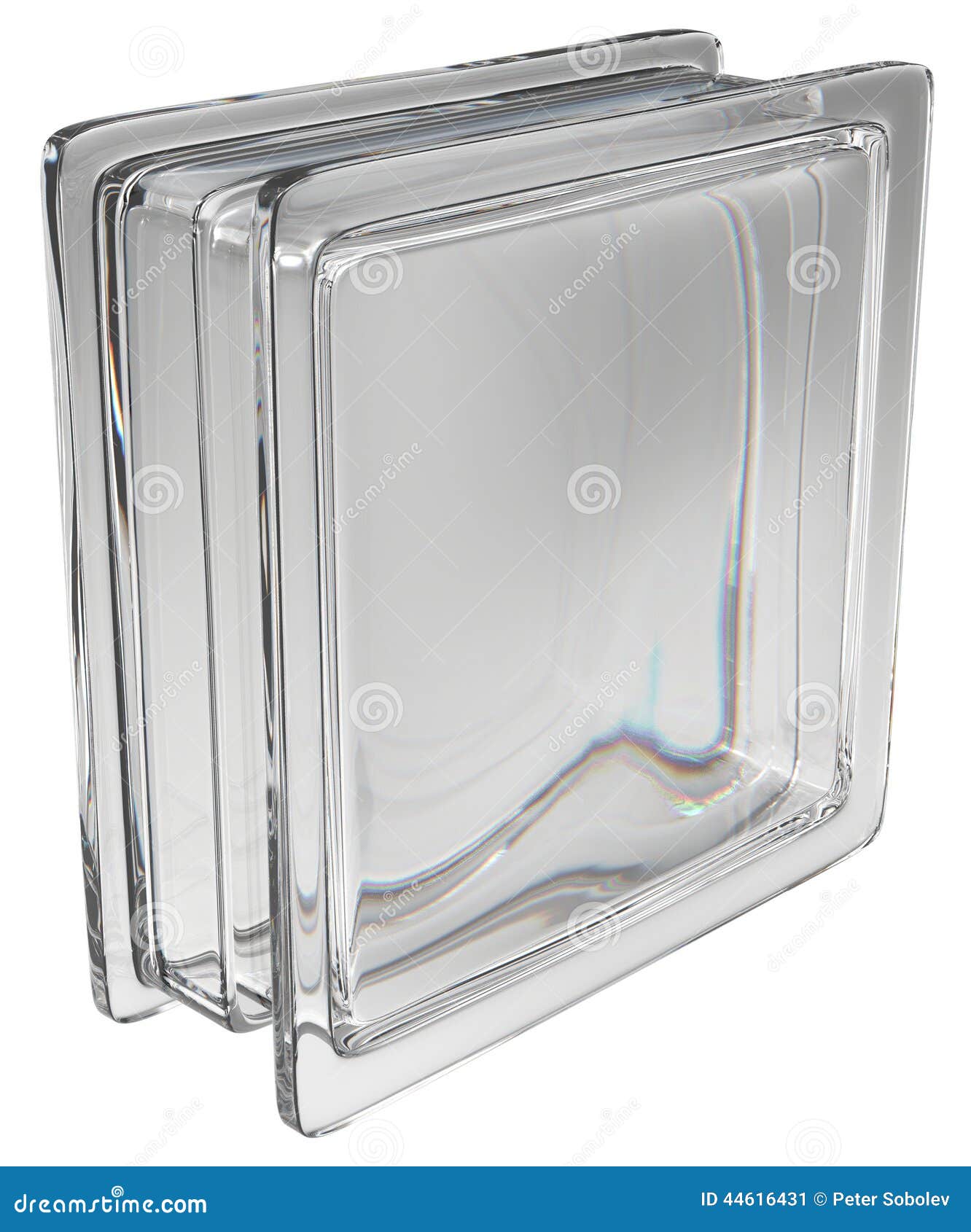 Glasblock (klar) stockbild. Bild von fenster, dekoration - 44616431