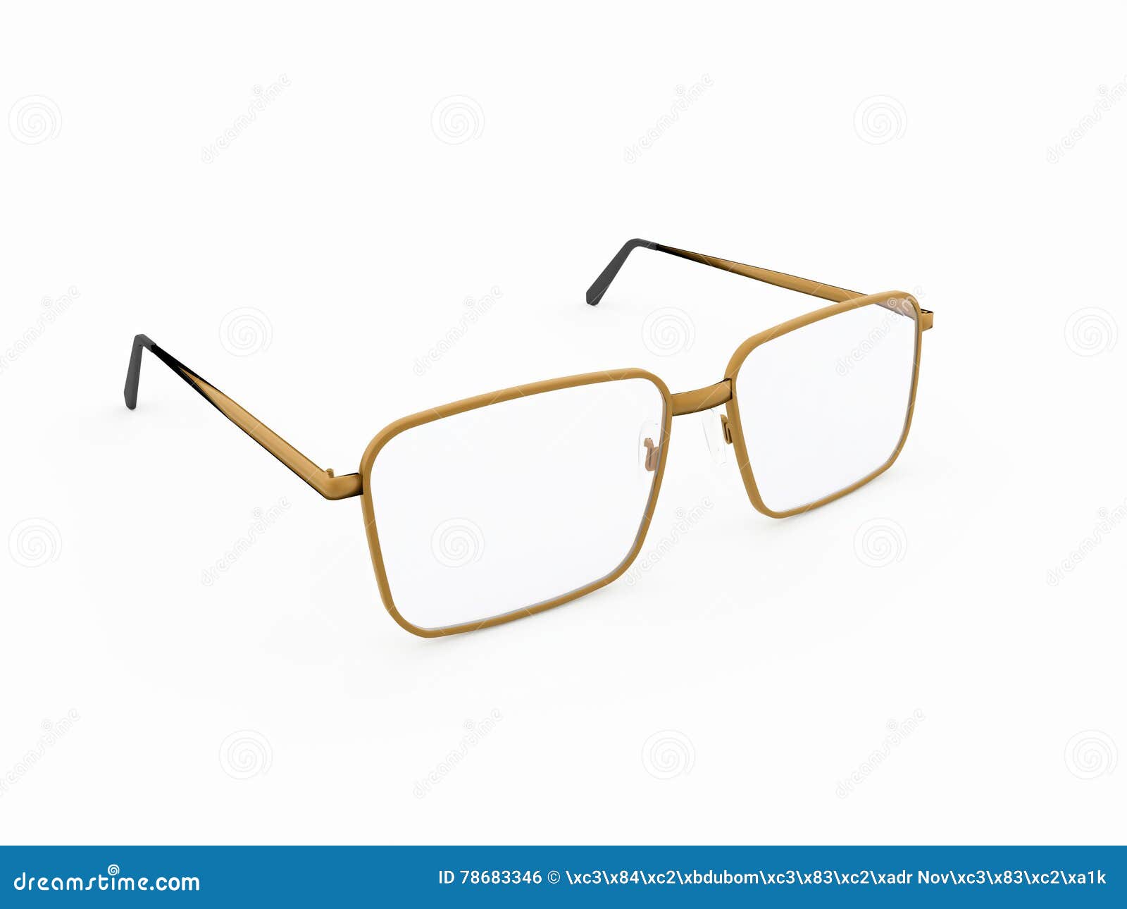 Glases On White Background Isolated Royalty-Free Stock Image ...